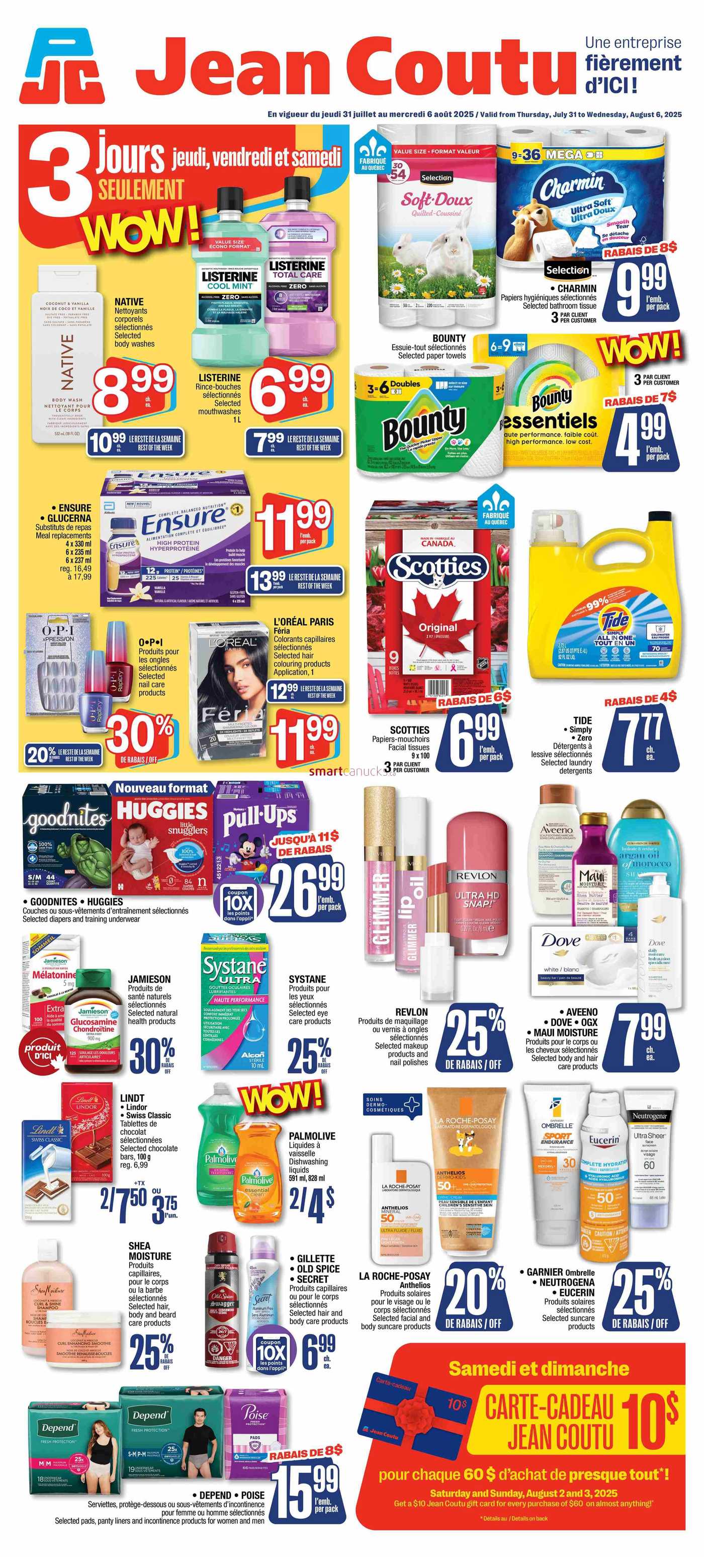 Jean Coutu Flyer July 31 to August 6