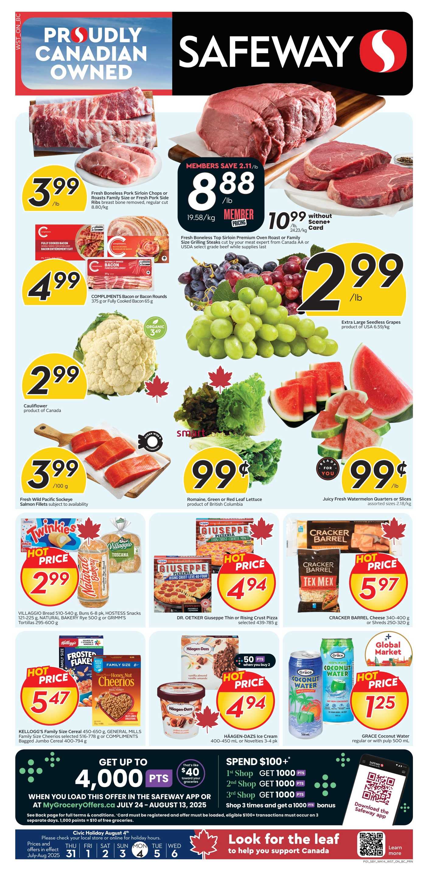 Safeway (BC) Flyer July 31 to August 6