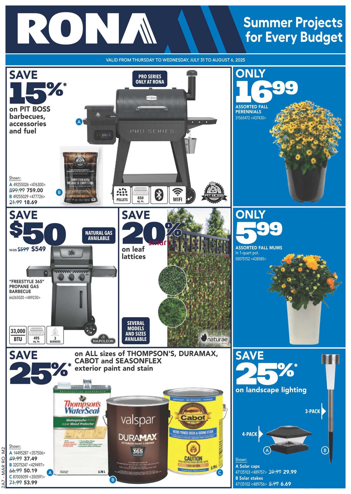 Rona & Rona+ (Atlantic) Flyer July 31 to August 6