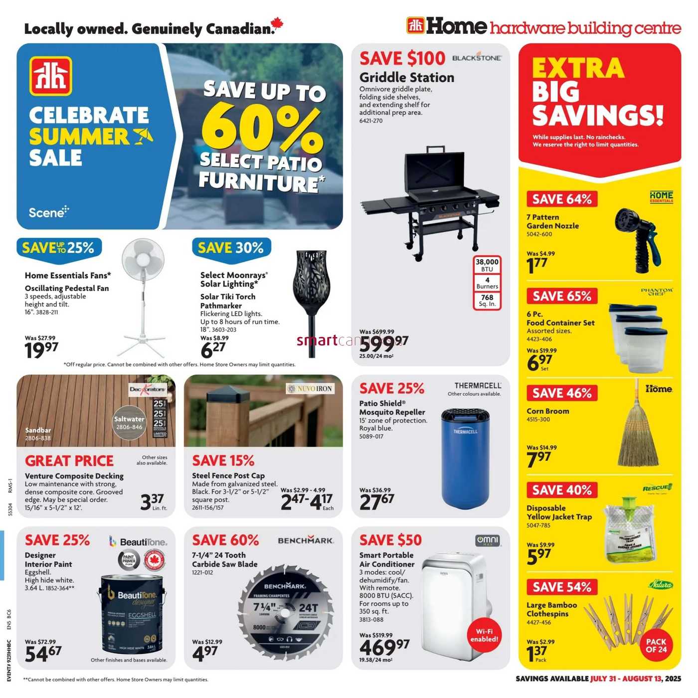 Home Hardware Building Centre (BC) Flyer July 31 to August 13