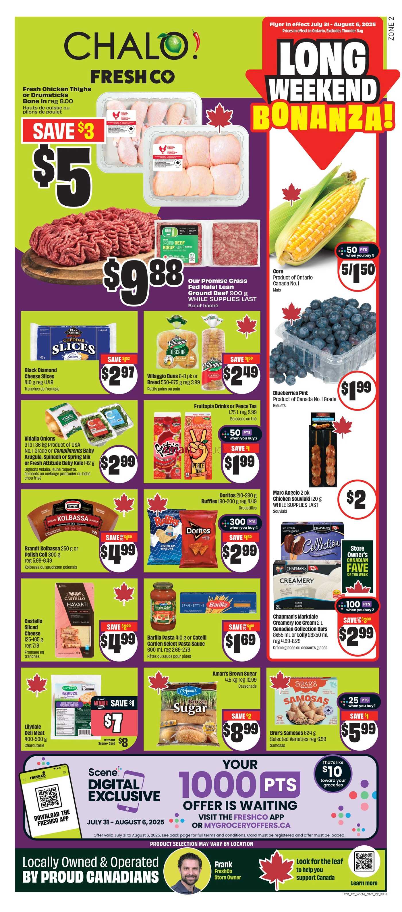 Chalo! FreshCo (ON) Flyer July 31 to August 6