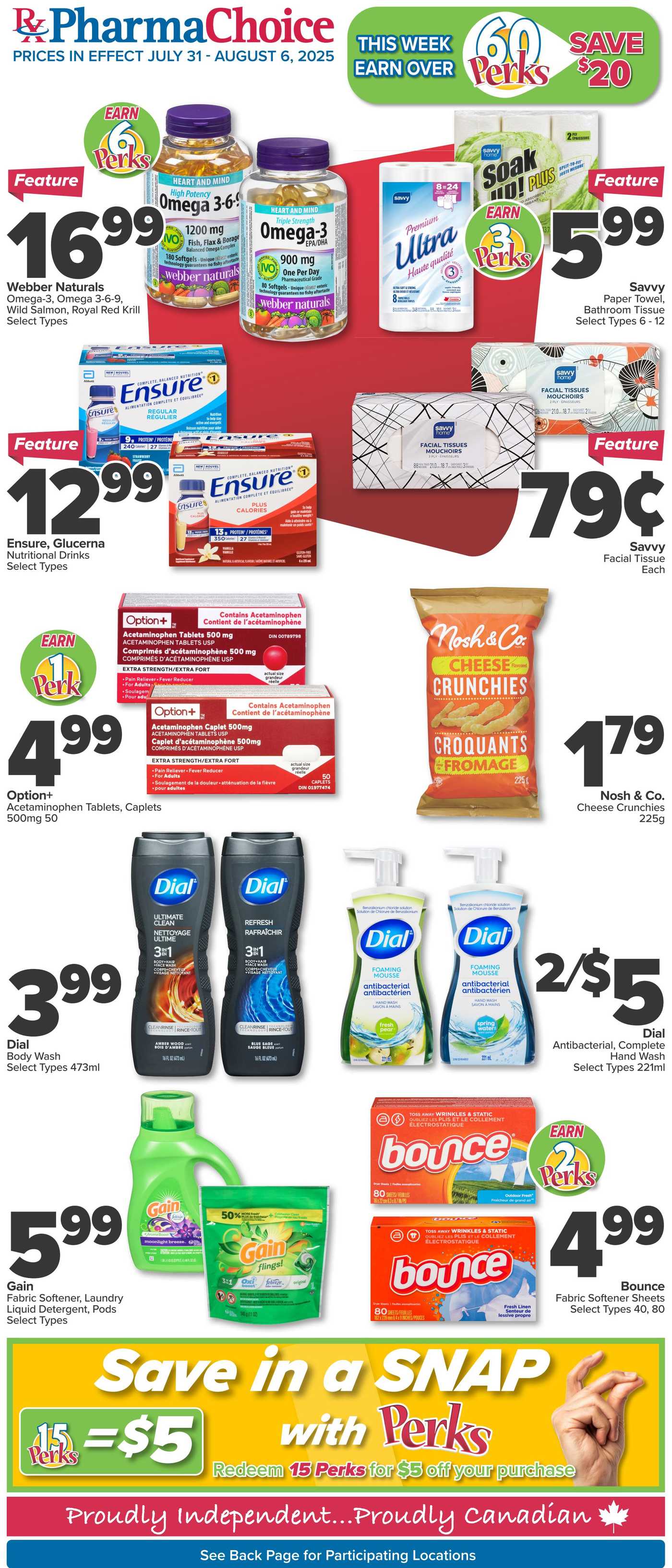 PharmaChoice (BC, AB, SK & MB) Flyer July 31 to August 6