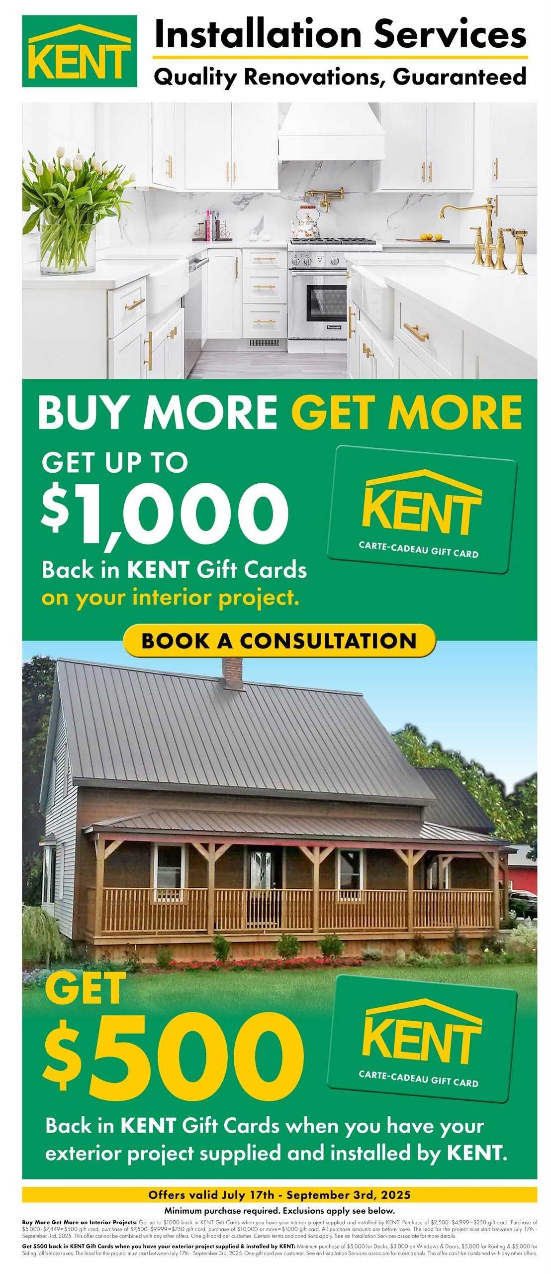 Kent Building Supplies Flyer July 31 to August 6