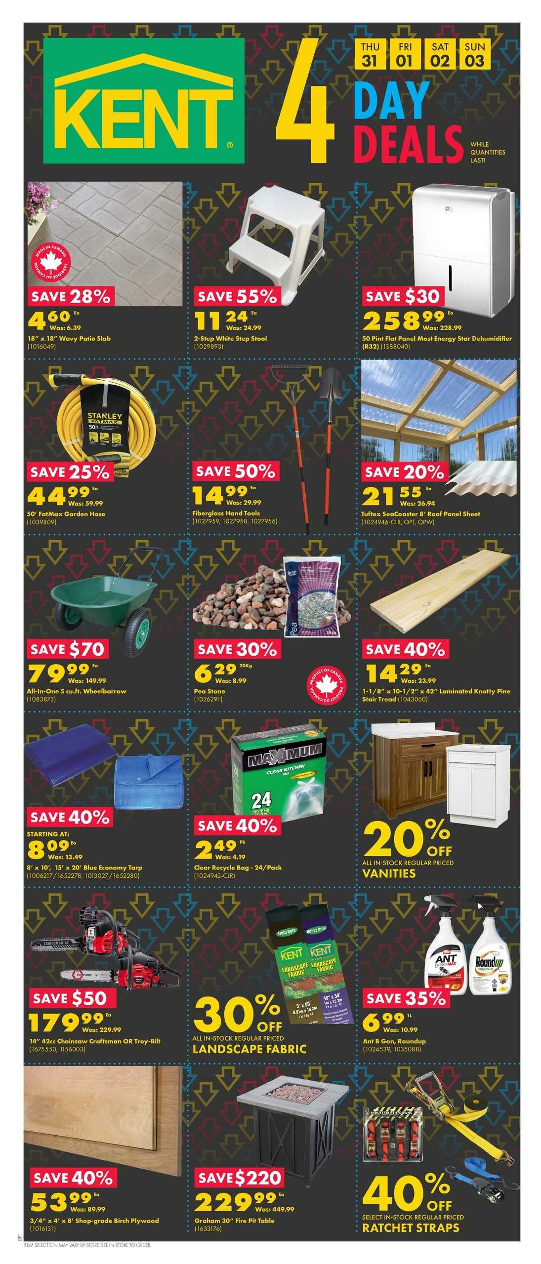 Kent Building Supplies Flyer July 31 to August 6