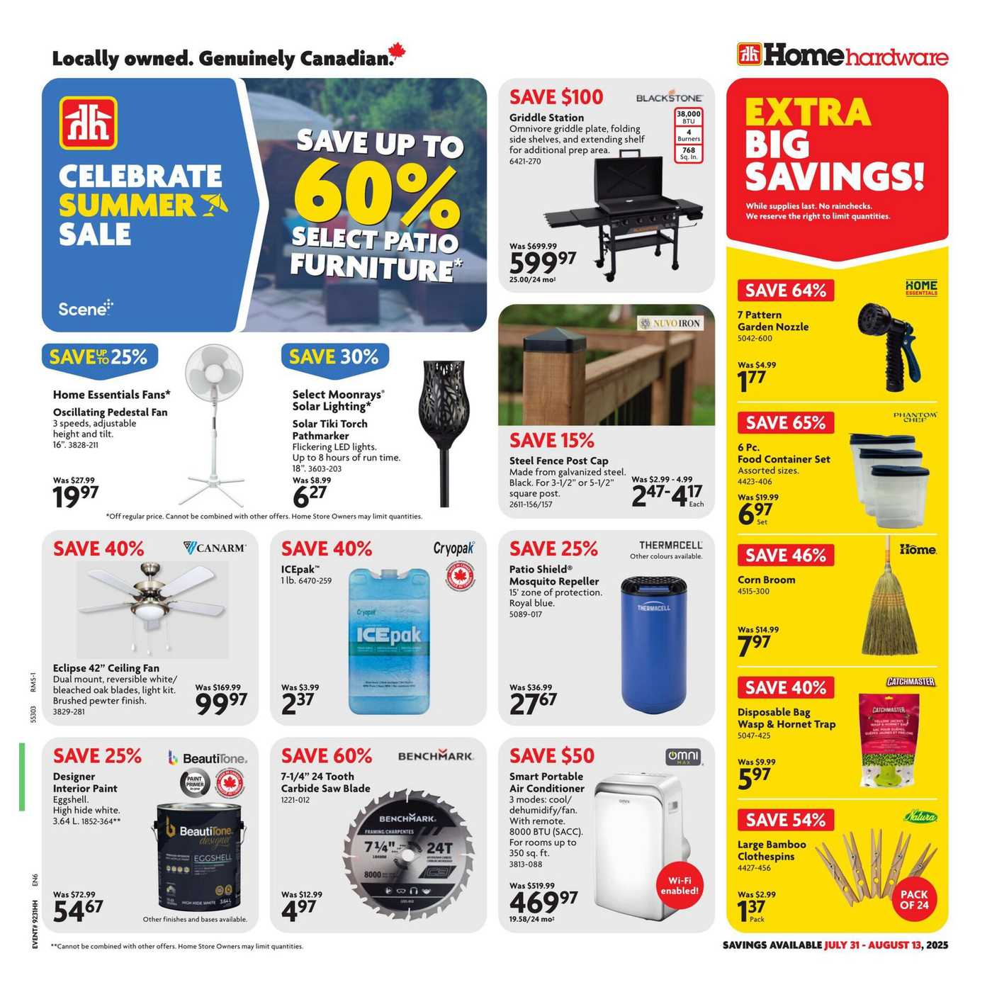 Home Hardware (ON) Flyer July 31 to August 13