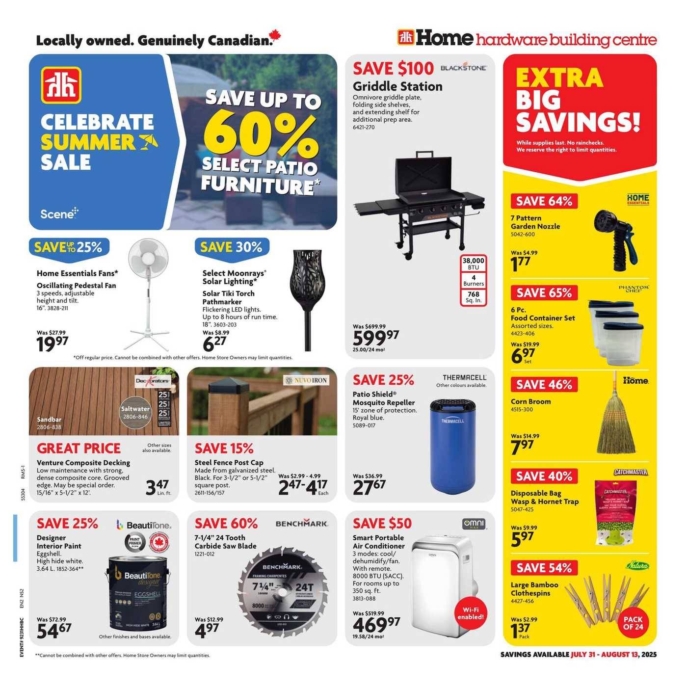 Home Hardware Building Centre (Atlantic) Flyer July 31 to August 6
