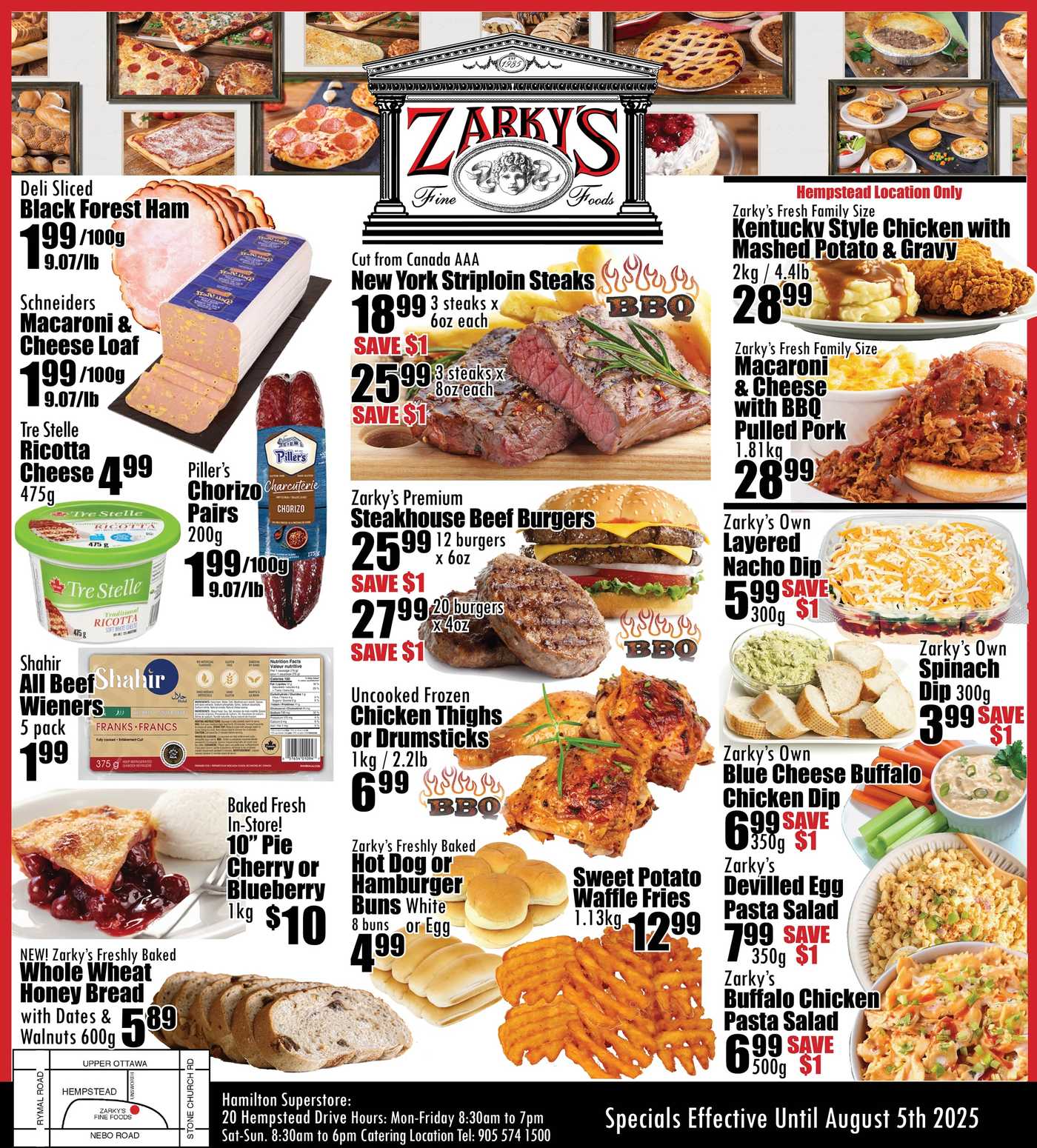 Zarky's Flyer July 30 to August 5