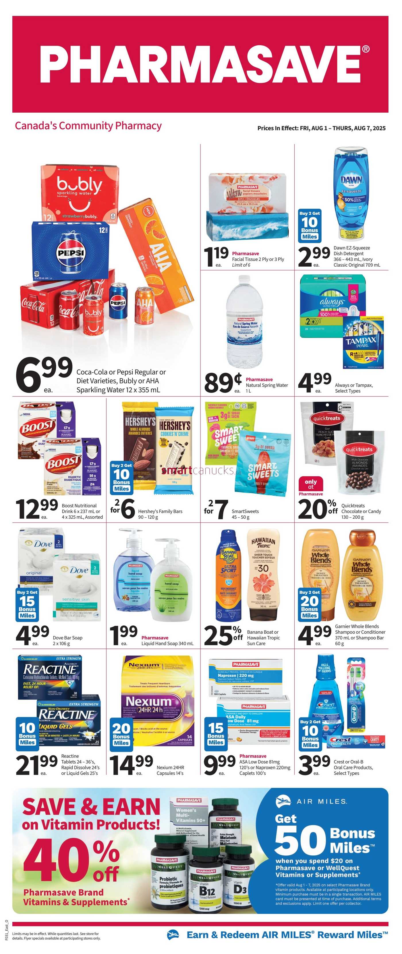 Pharmasave (ON) Flyer August 1 to 7