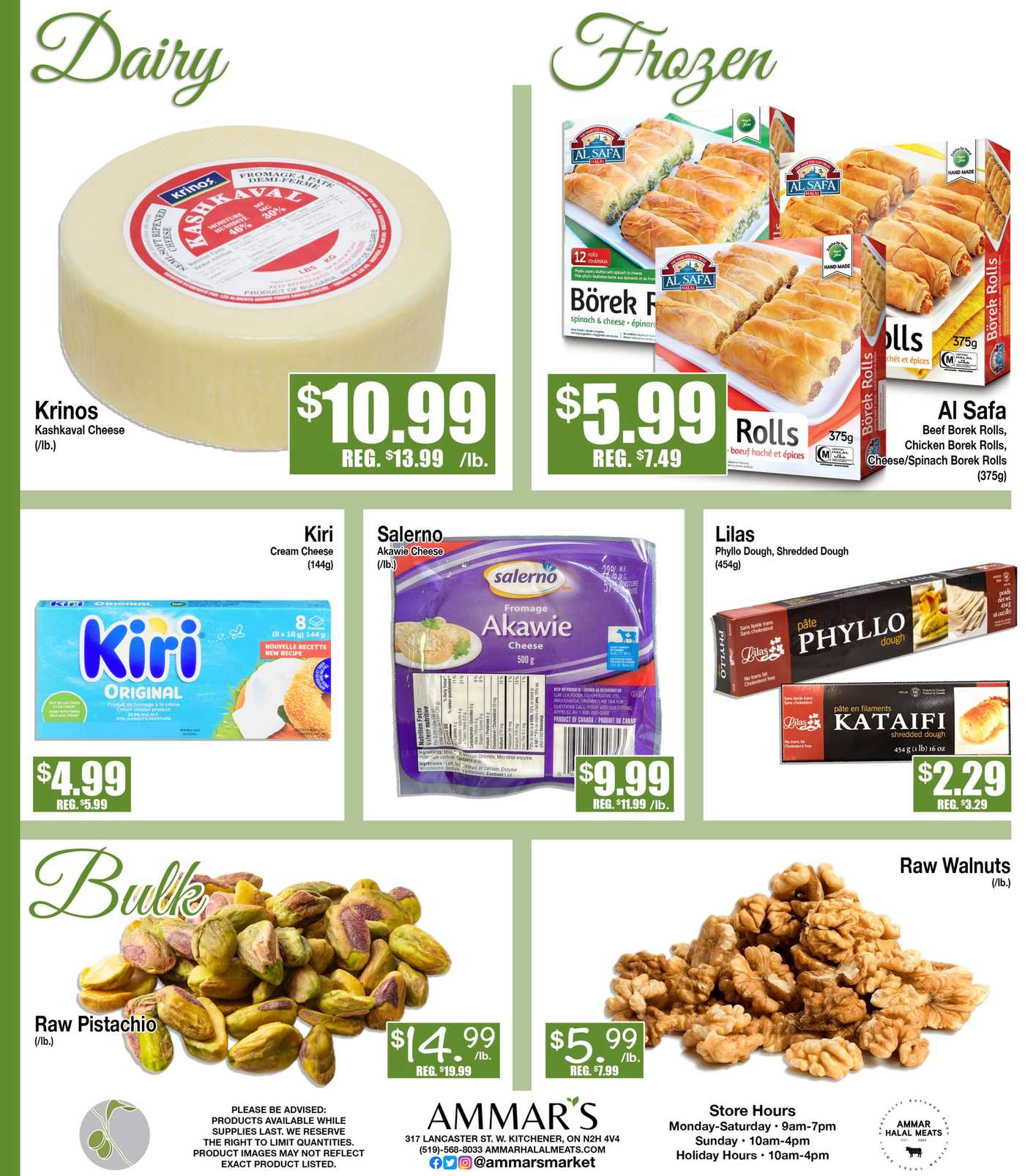 Ammar's Halal Meats Flyer July 31 to August 6
