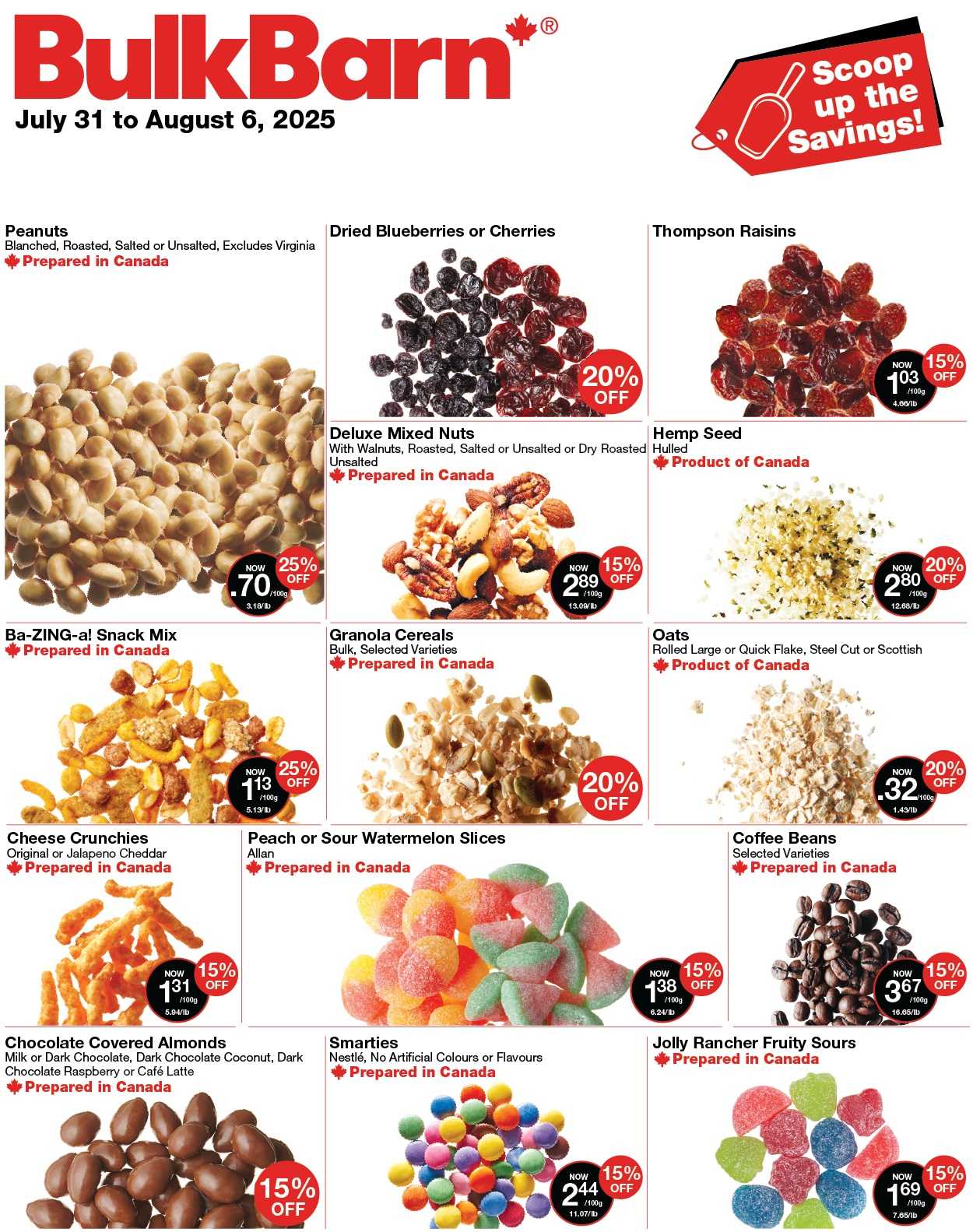 Bulk Barn Flyer July 31 to August 6