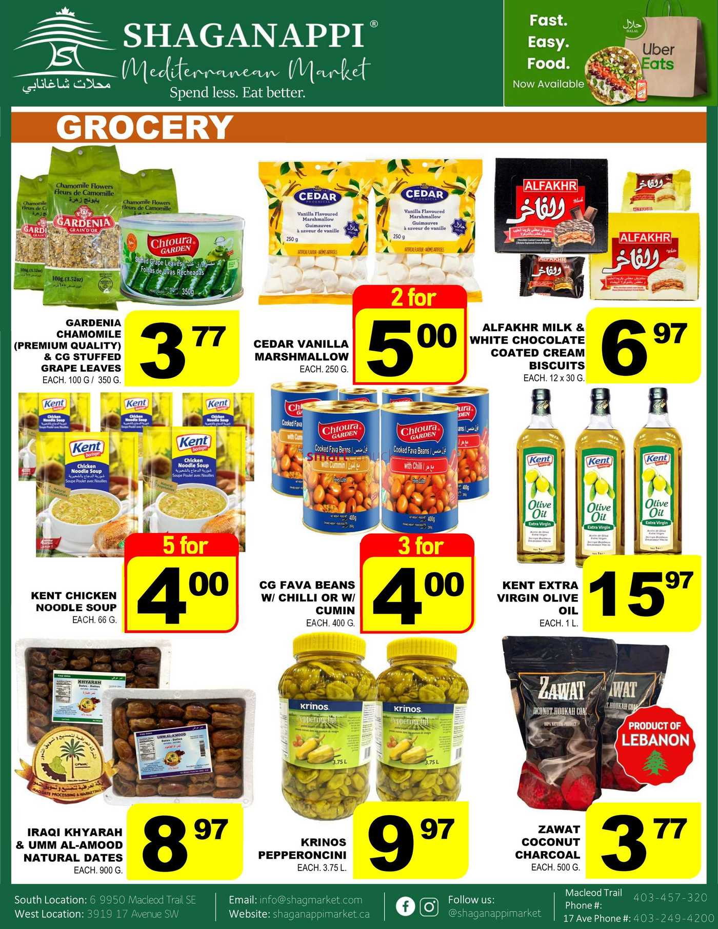 Shaganappi Mediterranean Market Flyer July 31 to August 6