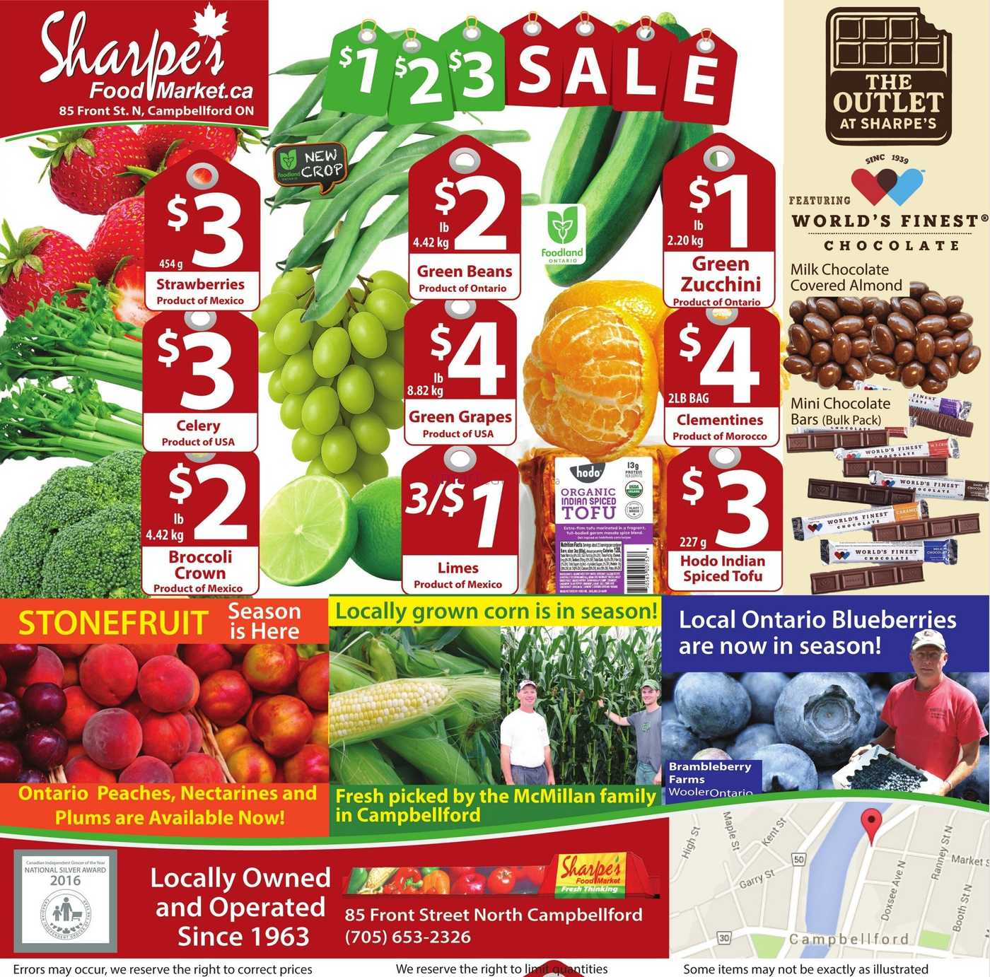 Sharpe's Food Market Flyer July 31 to August 6