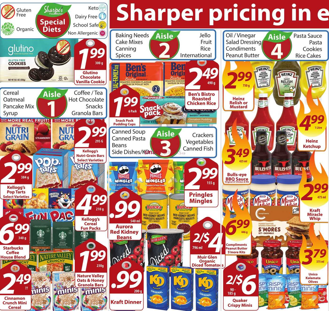 Sharpe's Food Market Flyer July 31 to August 6