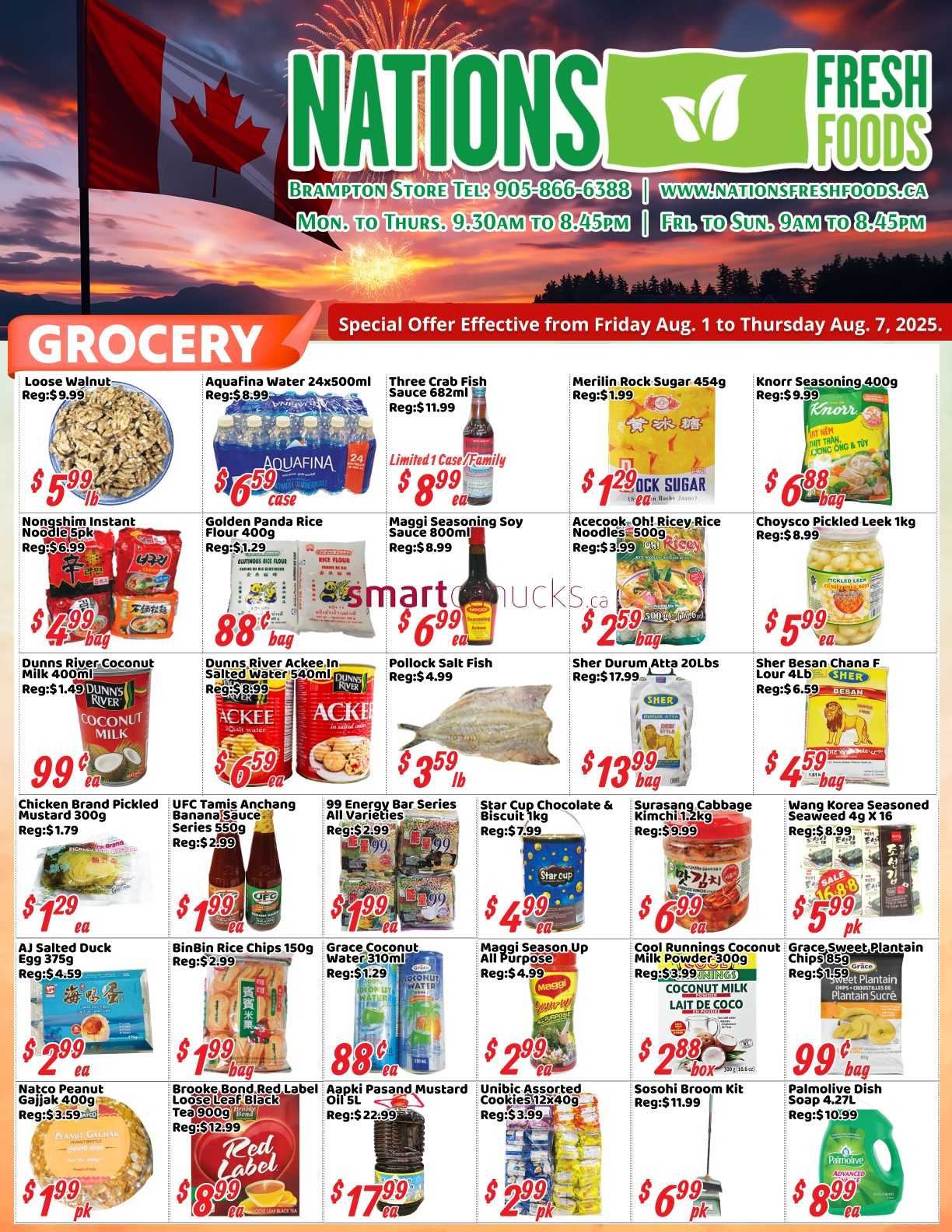 Nations Fresh Foods (Brampton) Flyer August 1 to 7