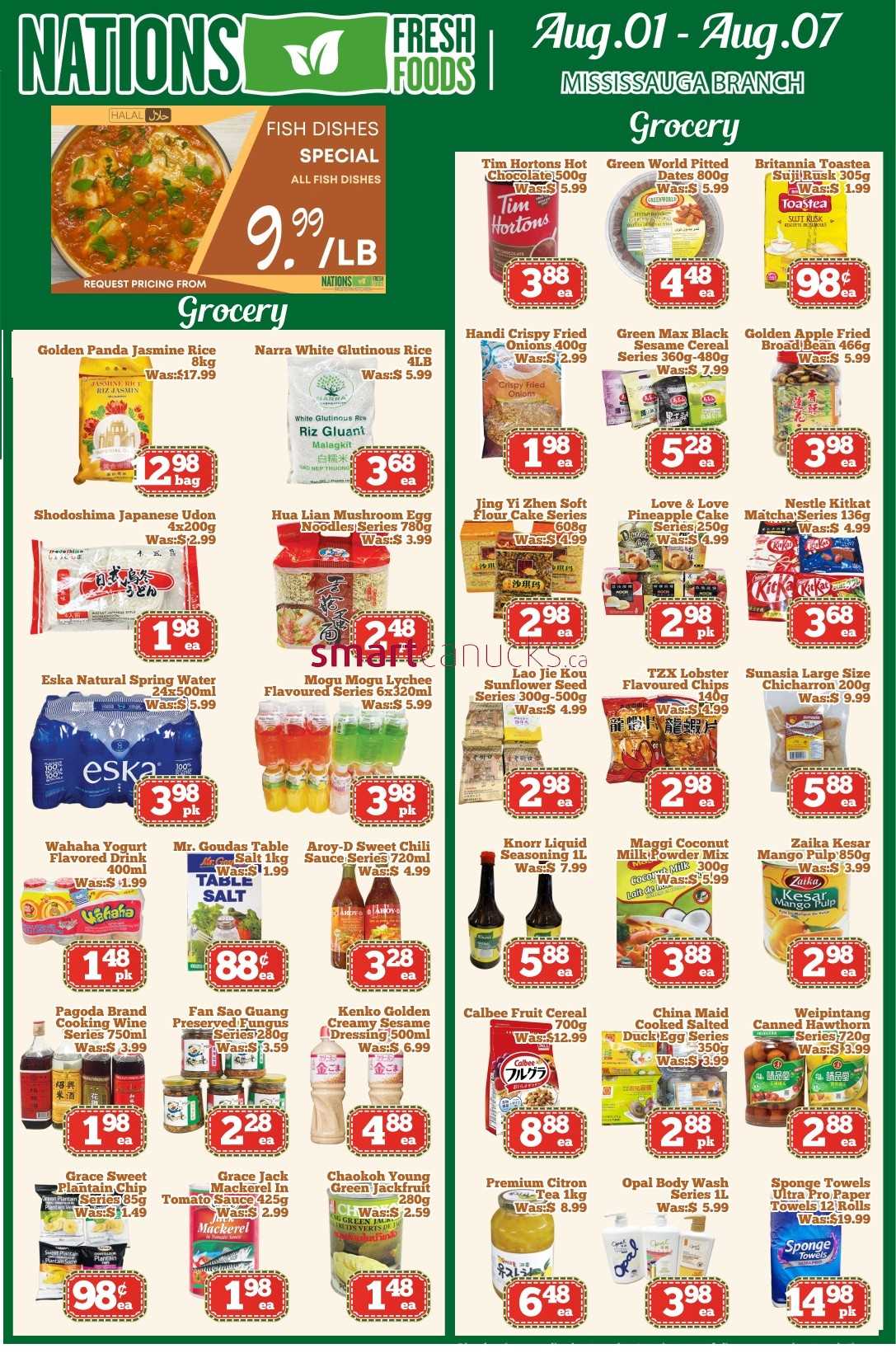 Nations Fresh Foods (Mississauga) Flyer August 1 to 7