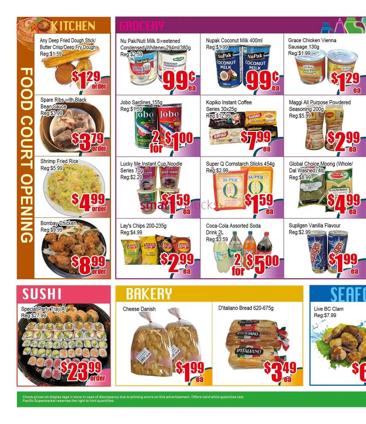 Pacific Fresh Food Market (Pickering) Flyer August 1 to 7