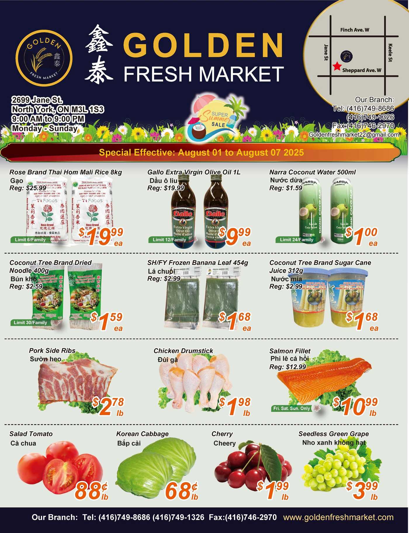 Golden Fresh Market Flyer August 1 to 7