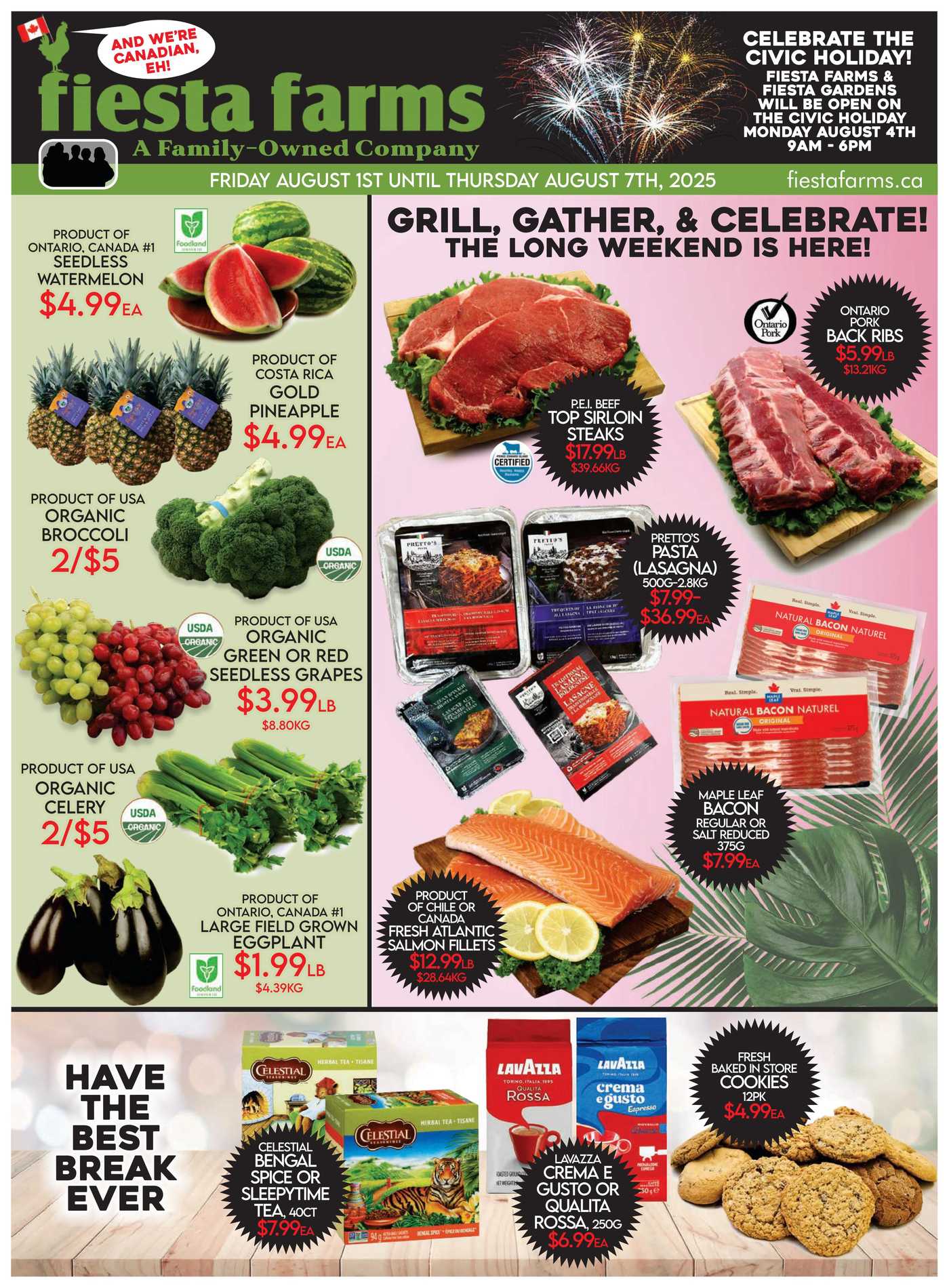 Fiesta Farms Flyer August 1 to 7