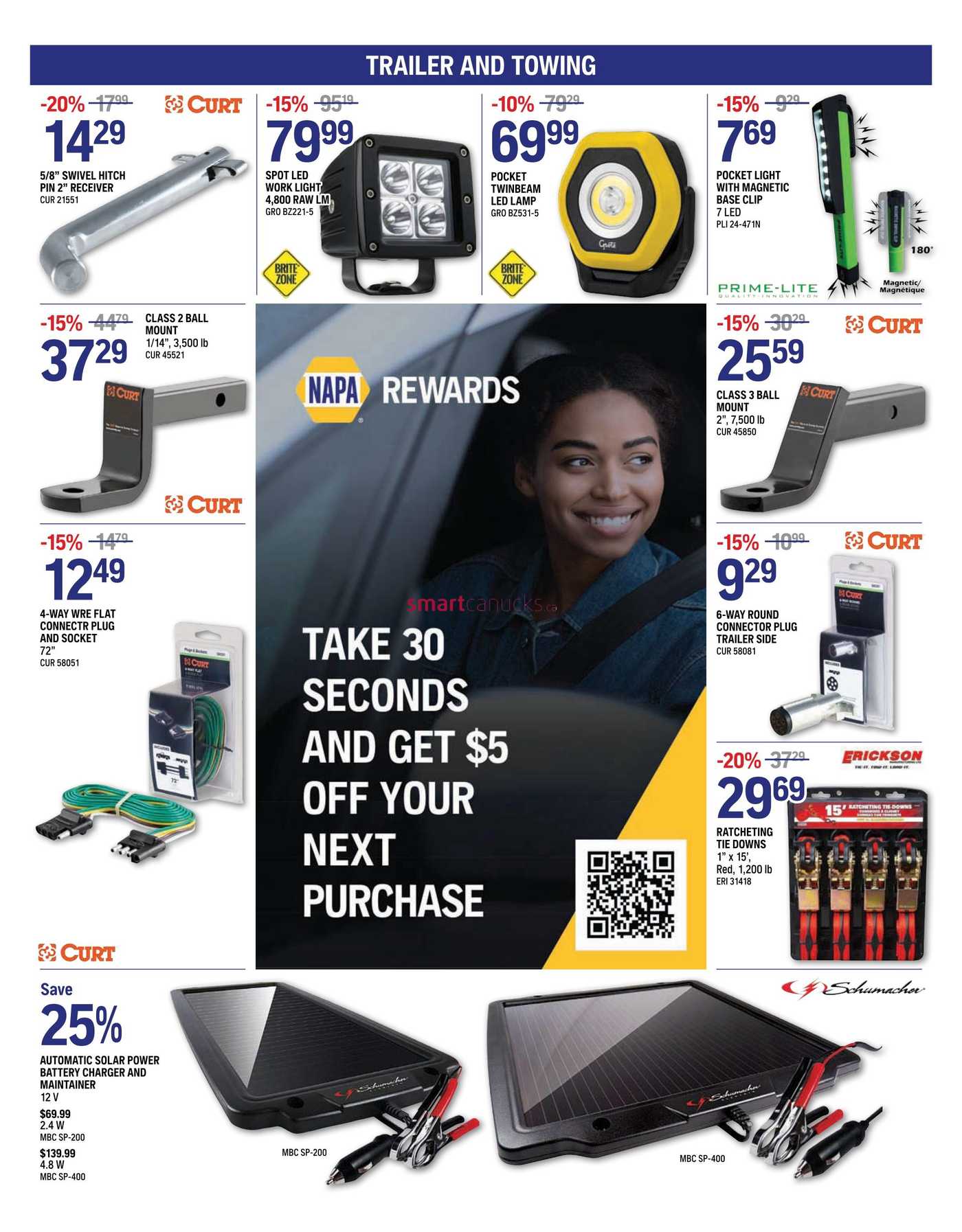NAPA Auto Parts Flyer August 1 to 31