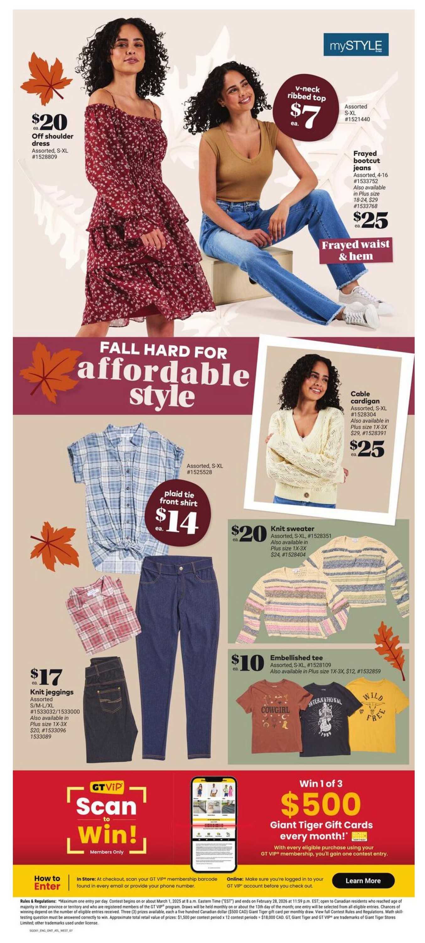 Giant Tiger (West) Flyer August 6 to 12