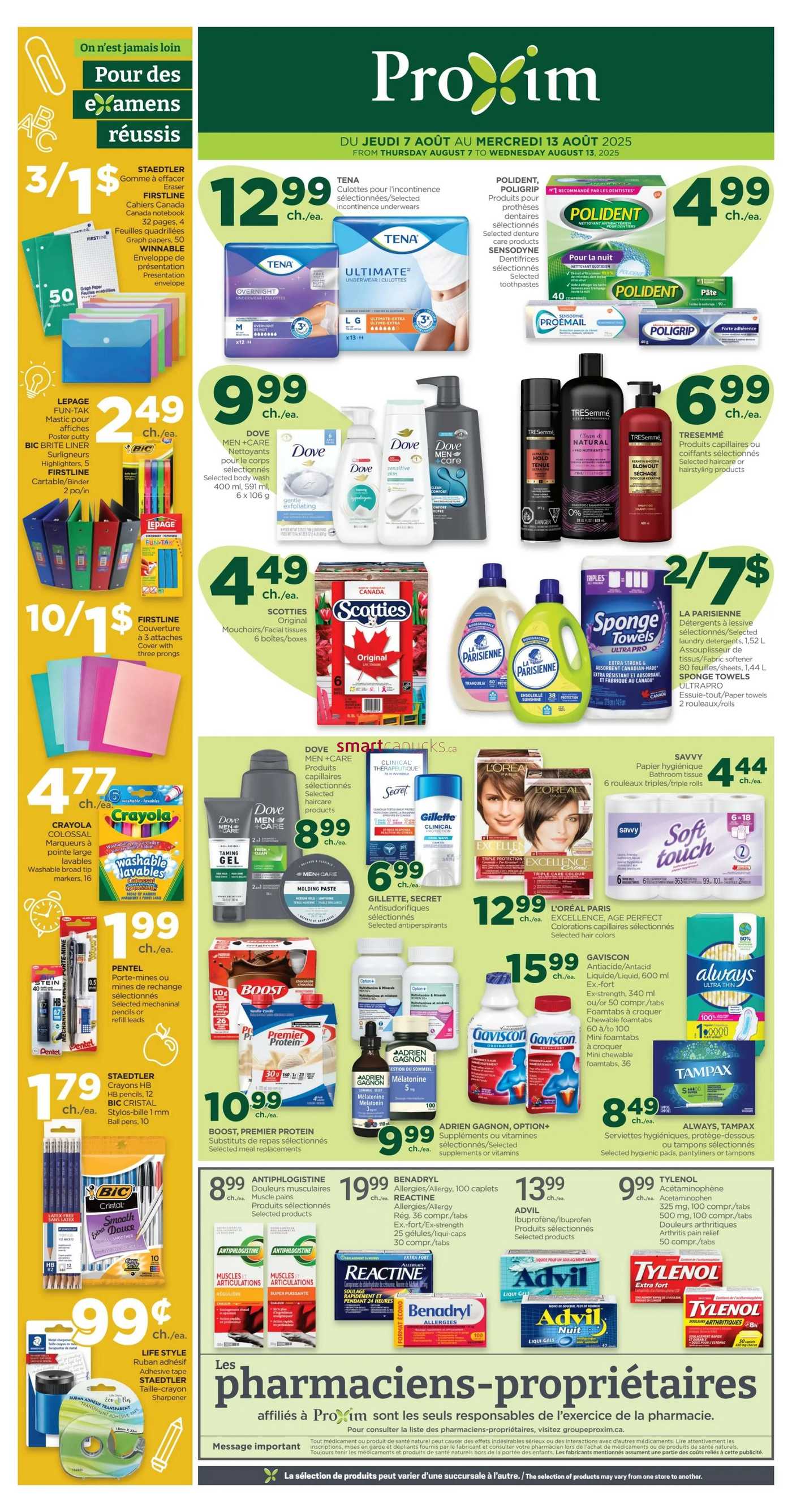 Proxim Flyer August 7 to 13