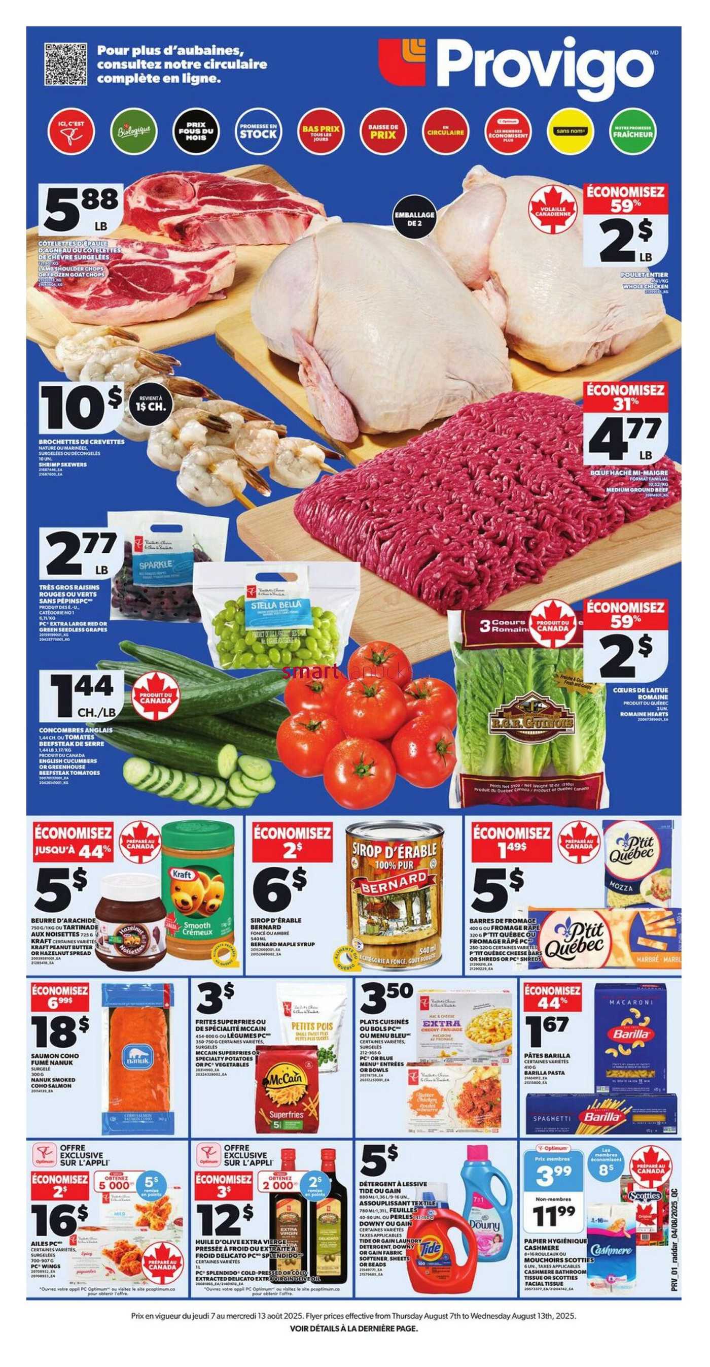 Provigo Flyer August 7 to 13