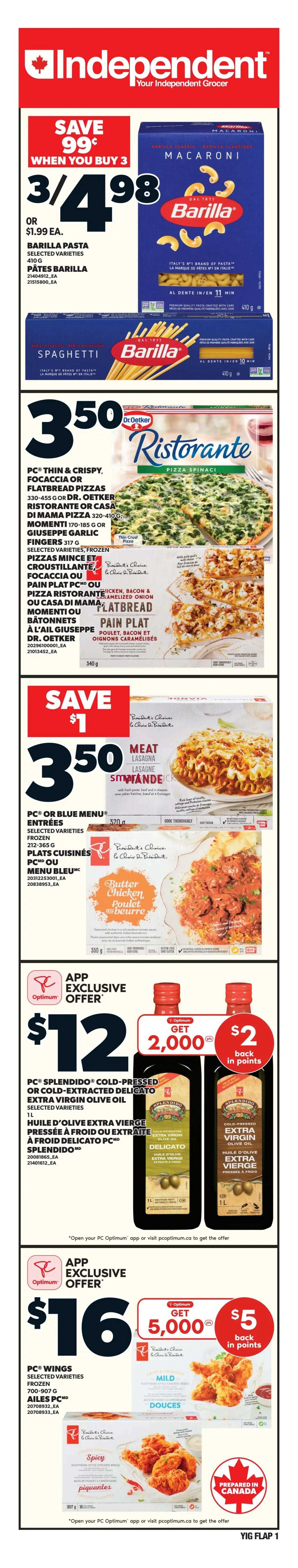 Independent Grocer (ON) Flyer August 7 to 13