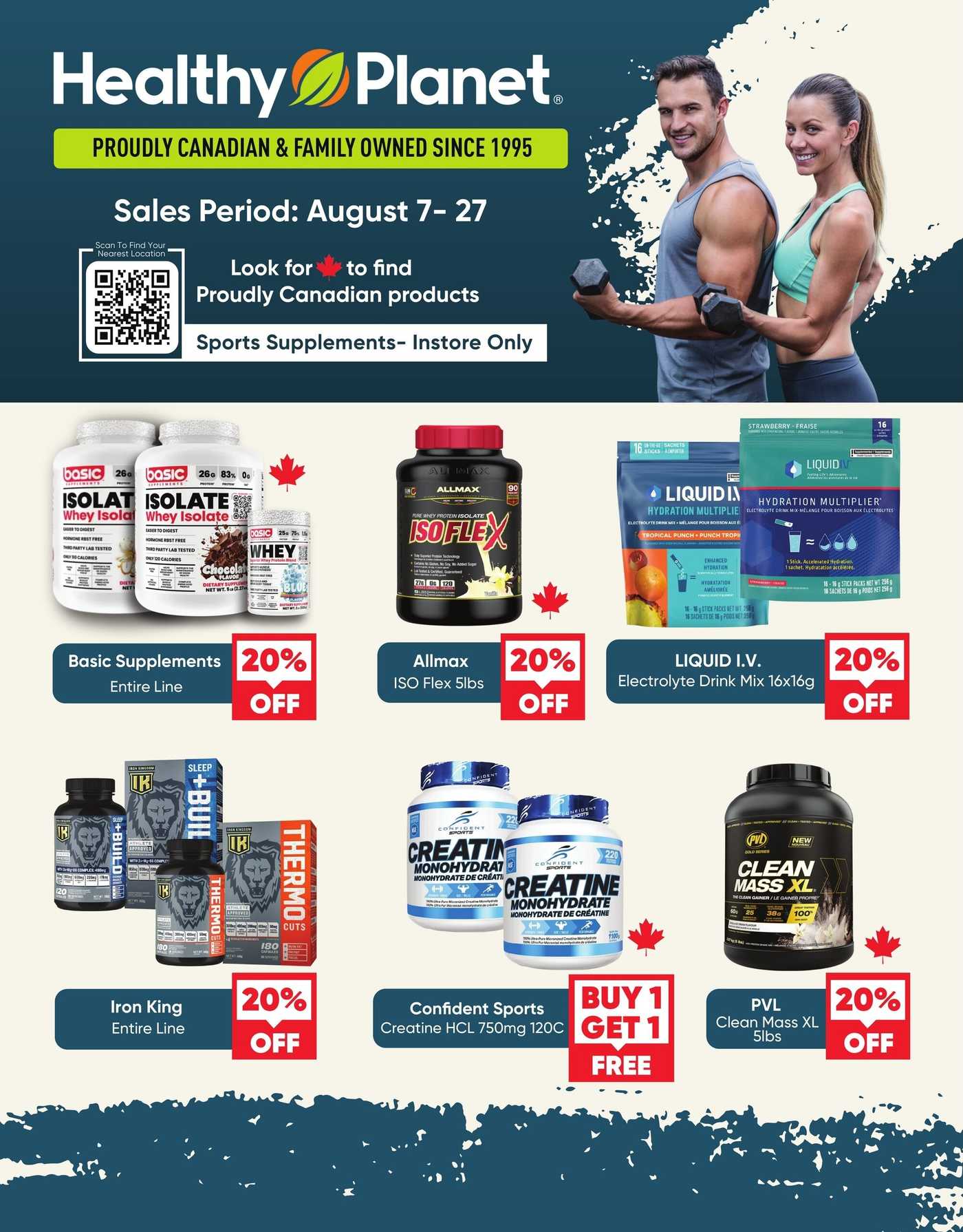 Healthy Planet Flyer August 7 to 27