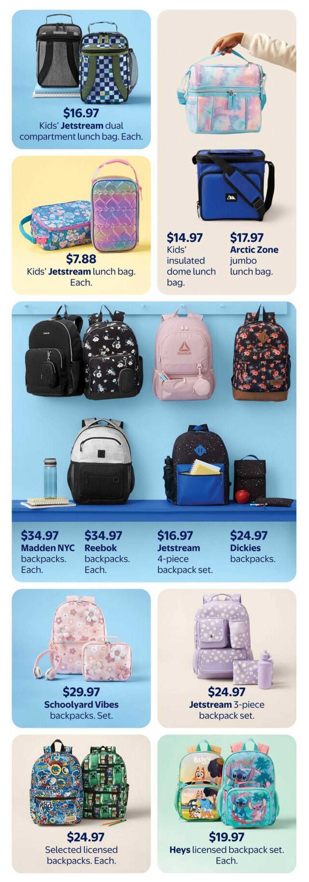 Walmart Back To School Flyer August 7 to September 17