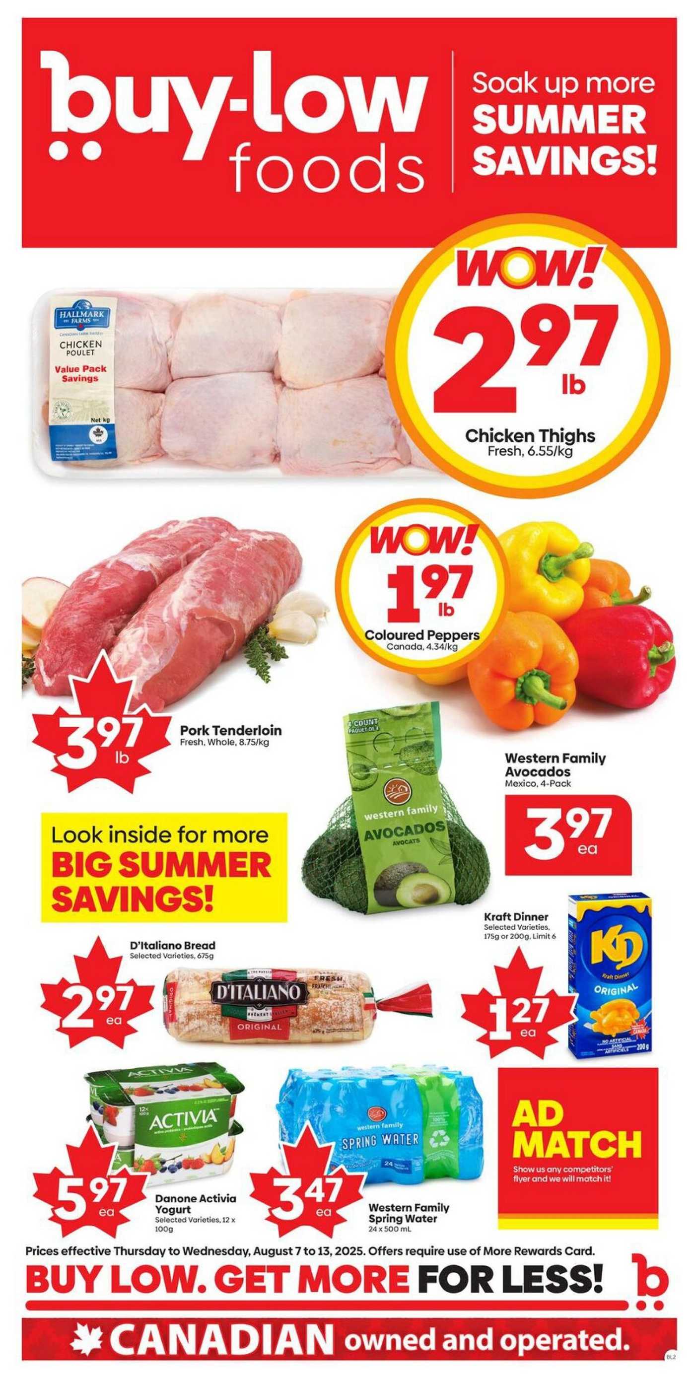 Buy-Low Foods Flyer August 7 to 13