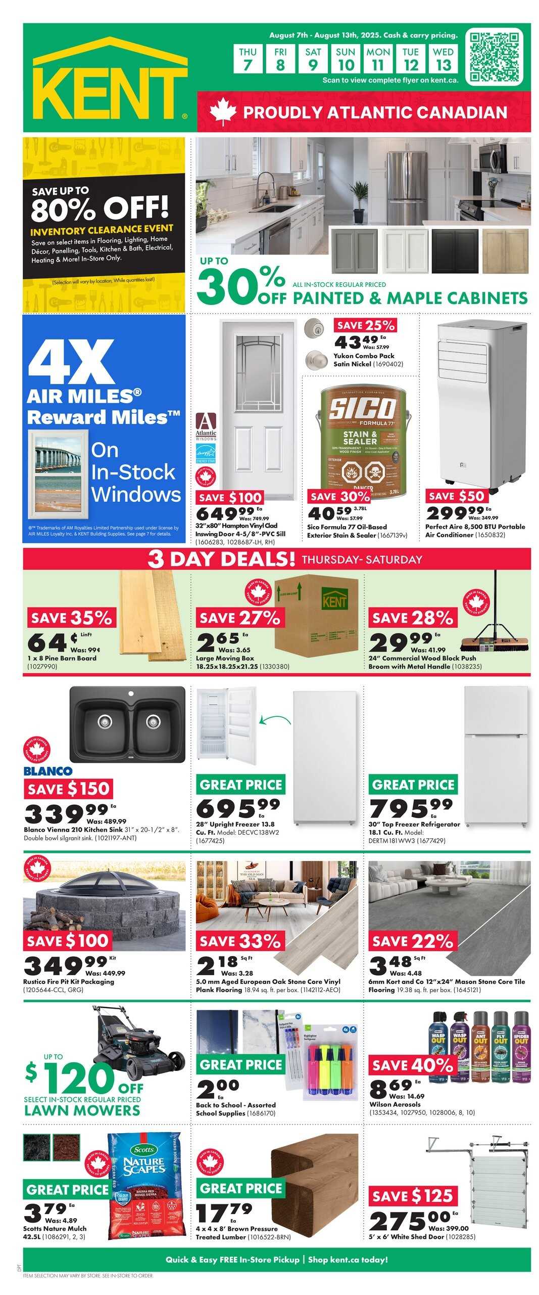 Kent Building Supplies Flyer August 7 to 13