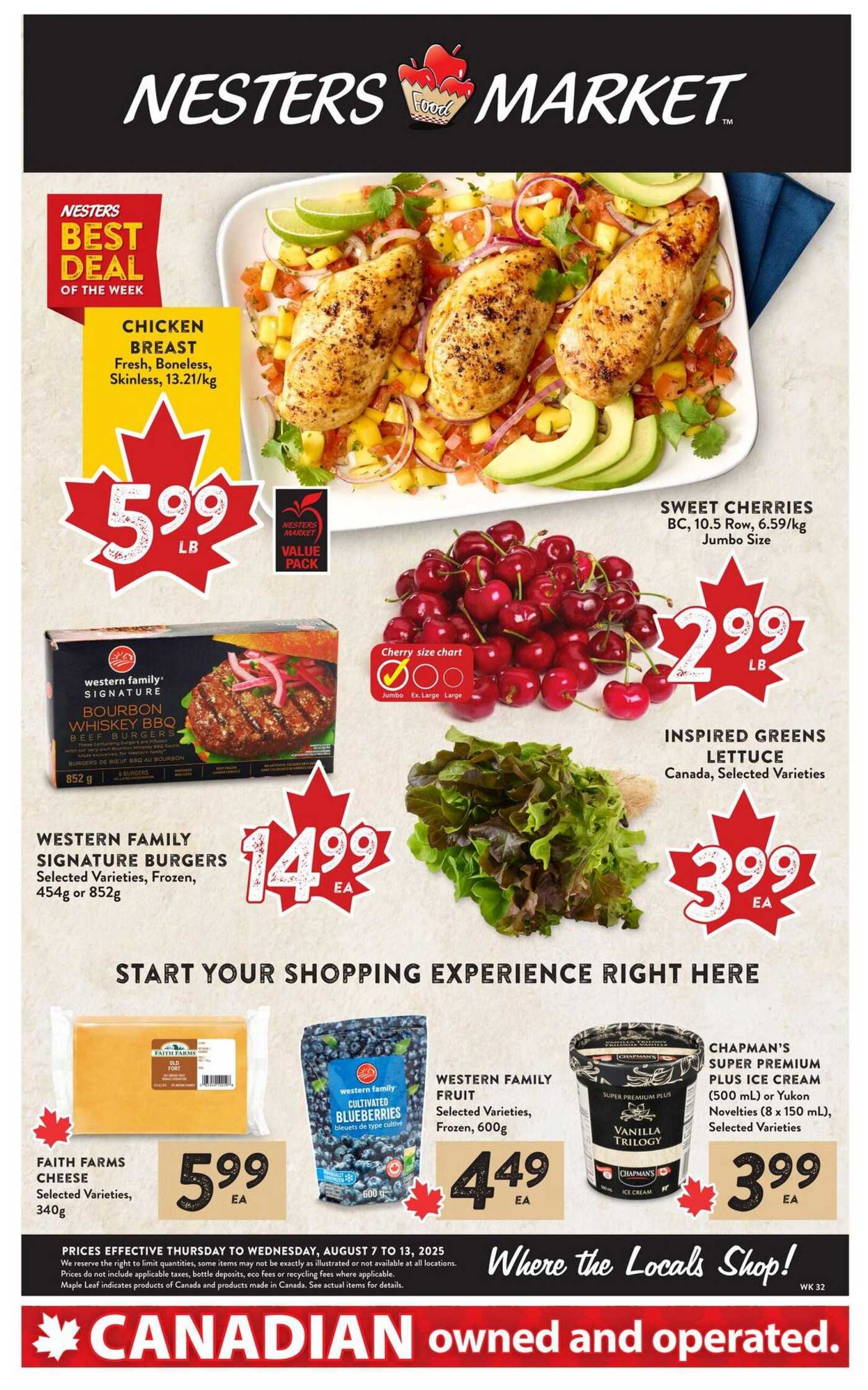 Nesters Market Flyer August 7 to 13