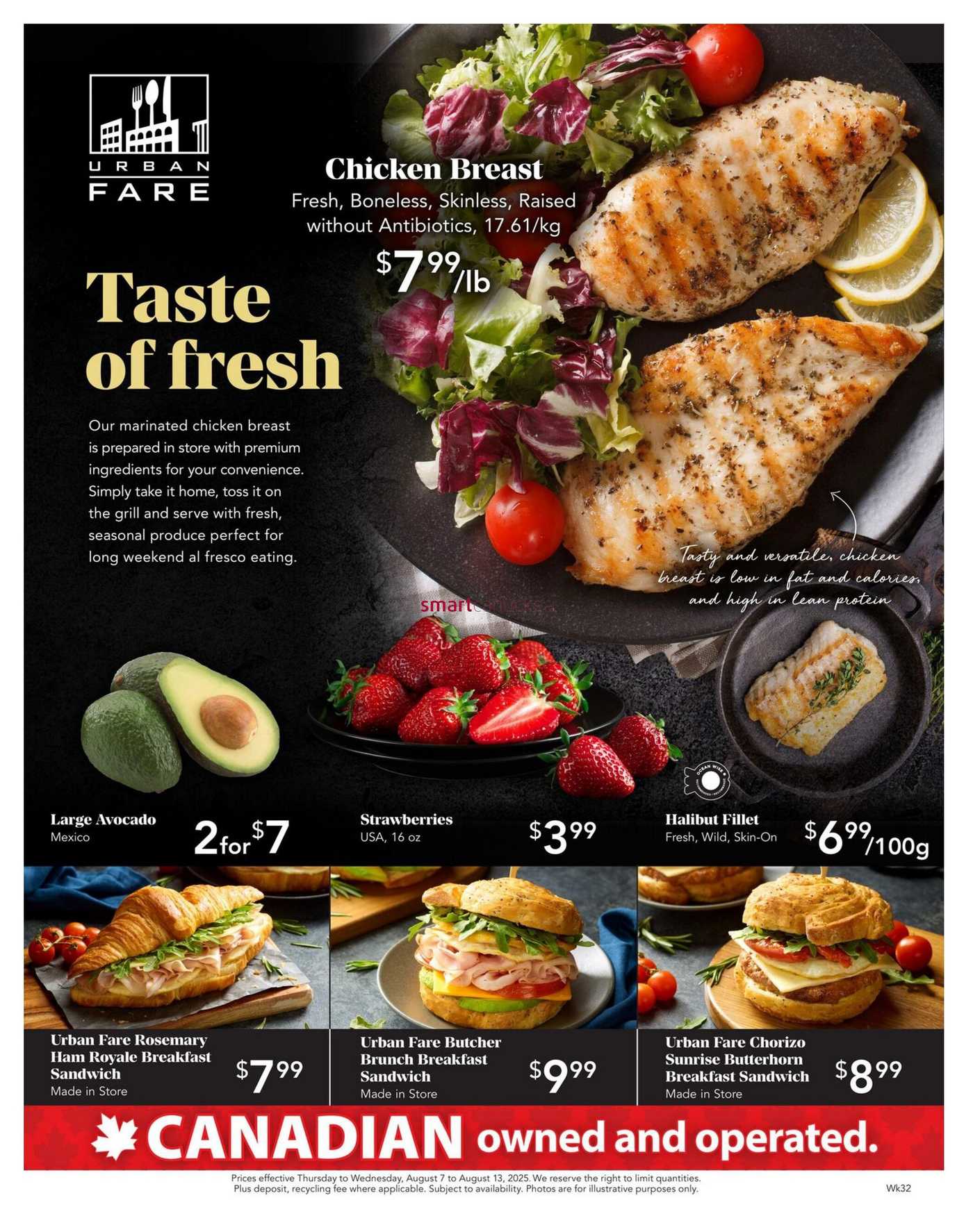 Urban Fare Flyer August 7 to 13