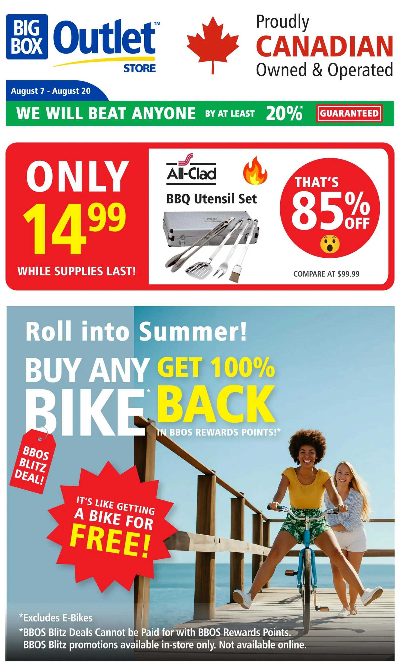 Big Box Outlet Store Flyer August 7 to 20
