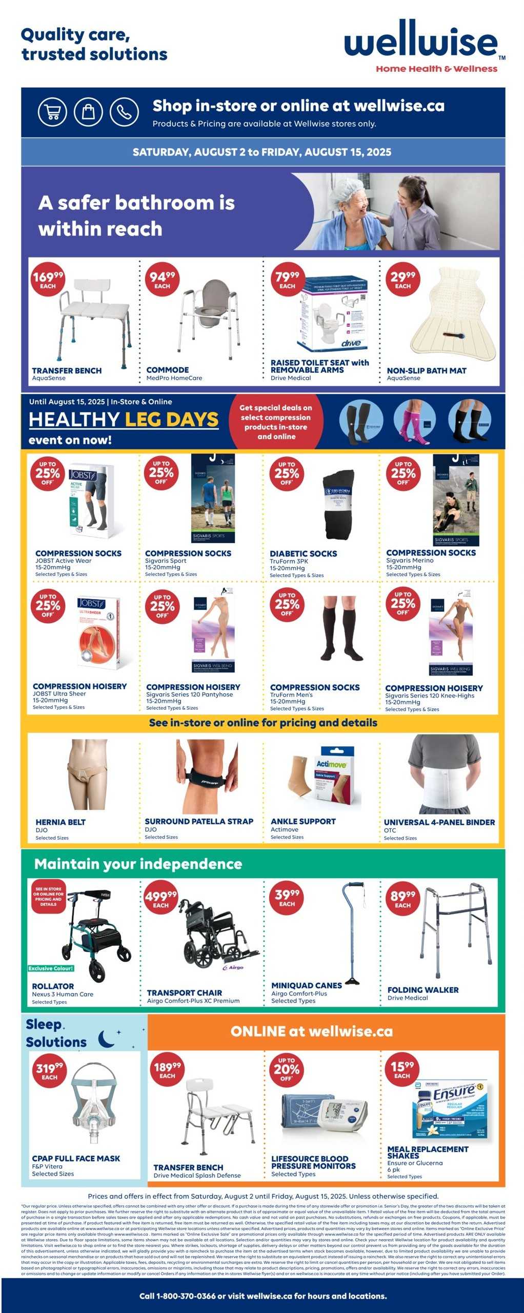 Wellwise By Shoppers Flyer August 9 to 15