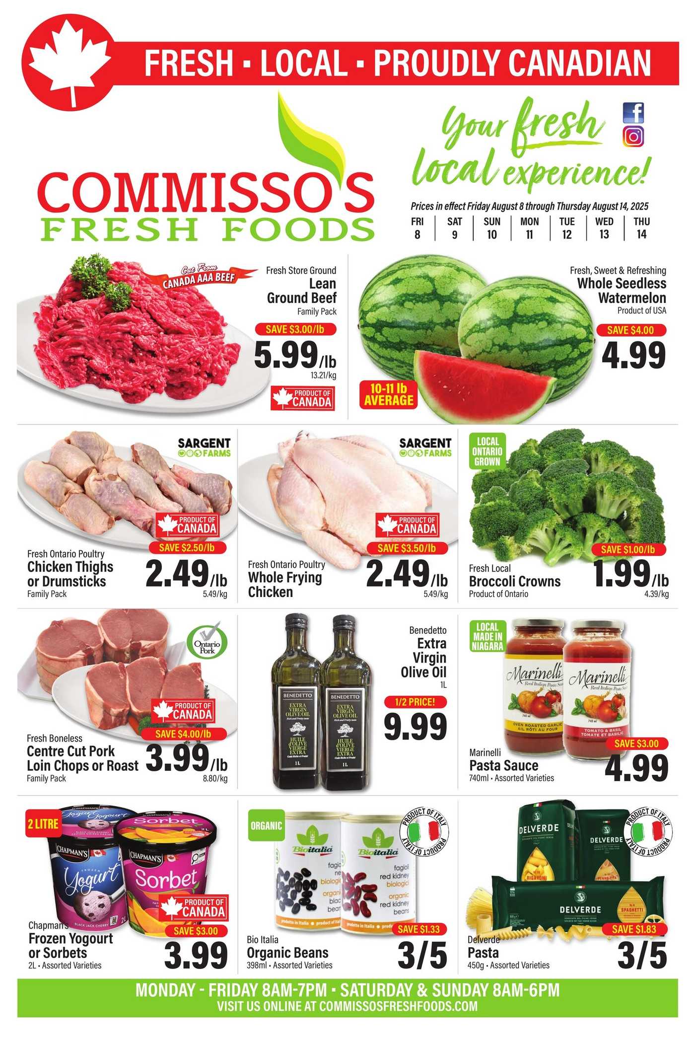 Commisso's Fresh Foods Flyer August 8 to 14