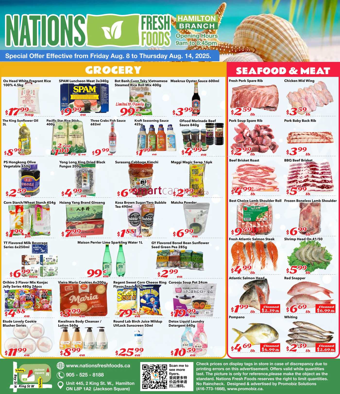 Nations Fresh Foods (Hamilton) Flyer August 8 to 14