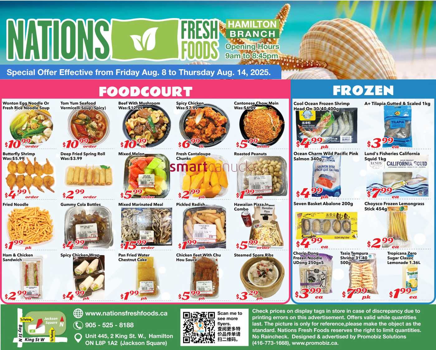 Nations Fresh Foods (Hamilton) Flyer August 8 to 14