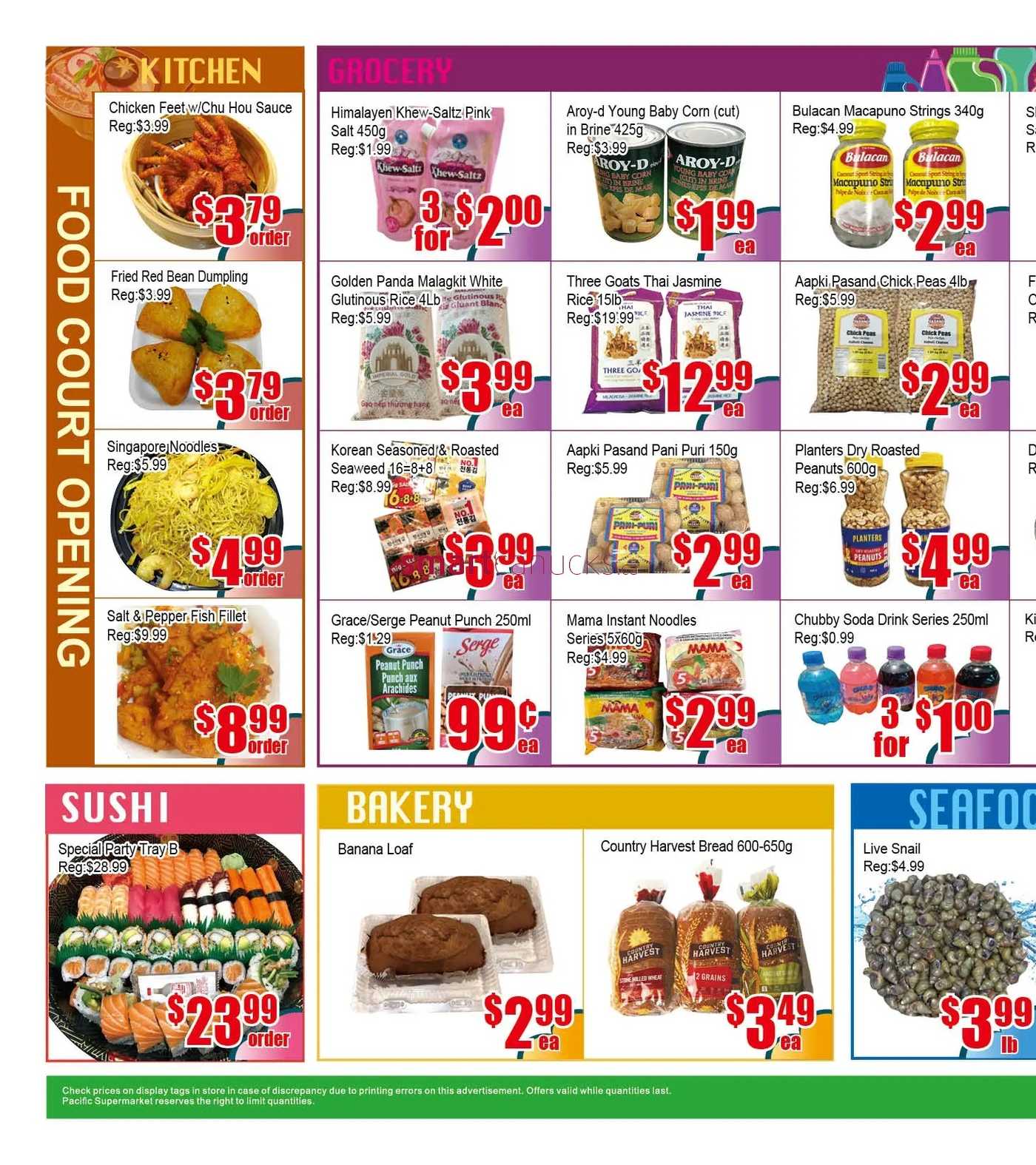 Pacific Fresh Food Market (Pickering) Flyer August 8 to 14