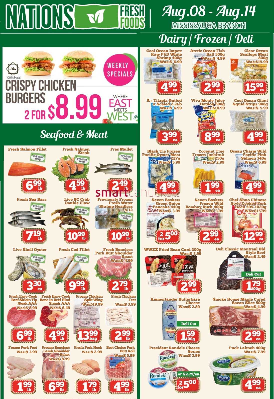 Nations Fresh Foods (Mississauga) Flyer August 8 to 14
