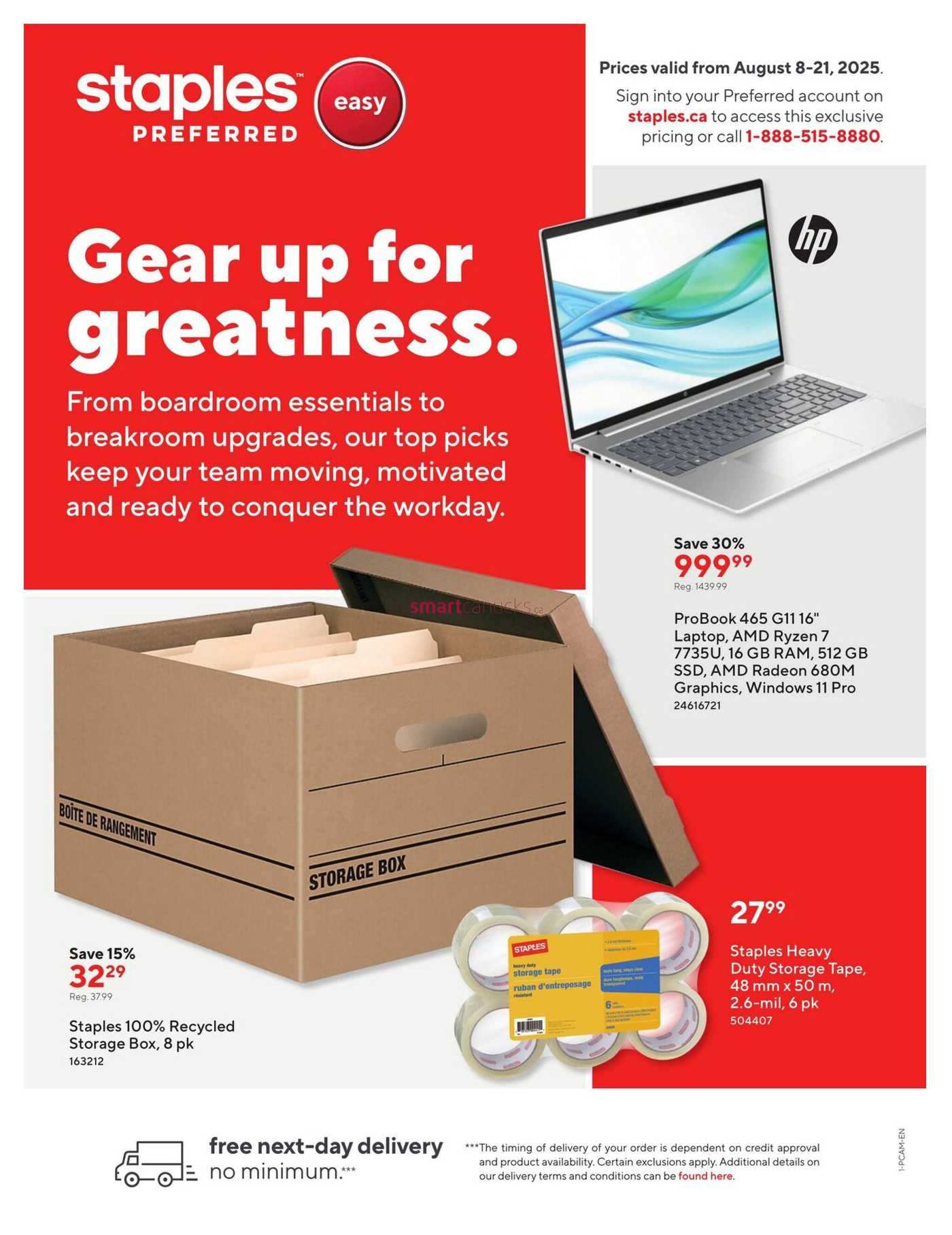 Staples Canada Flyers