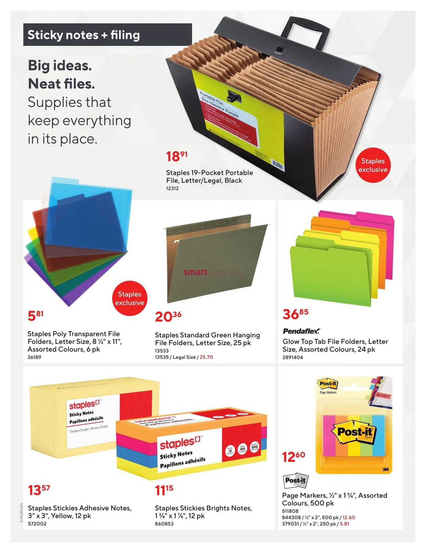 Staples Preferred Flyer August 8 to 21