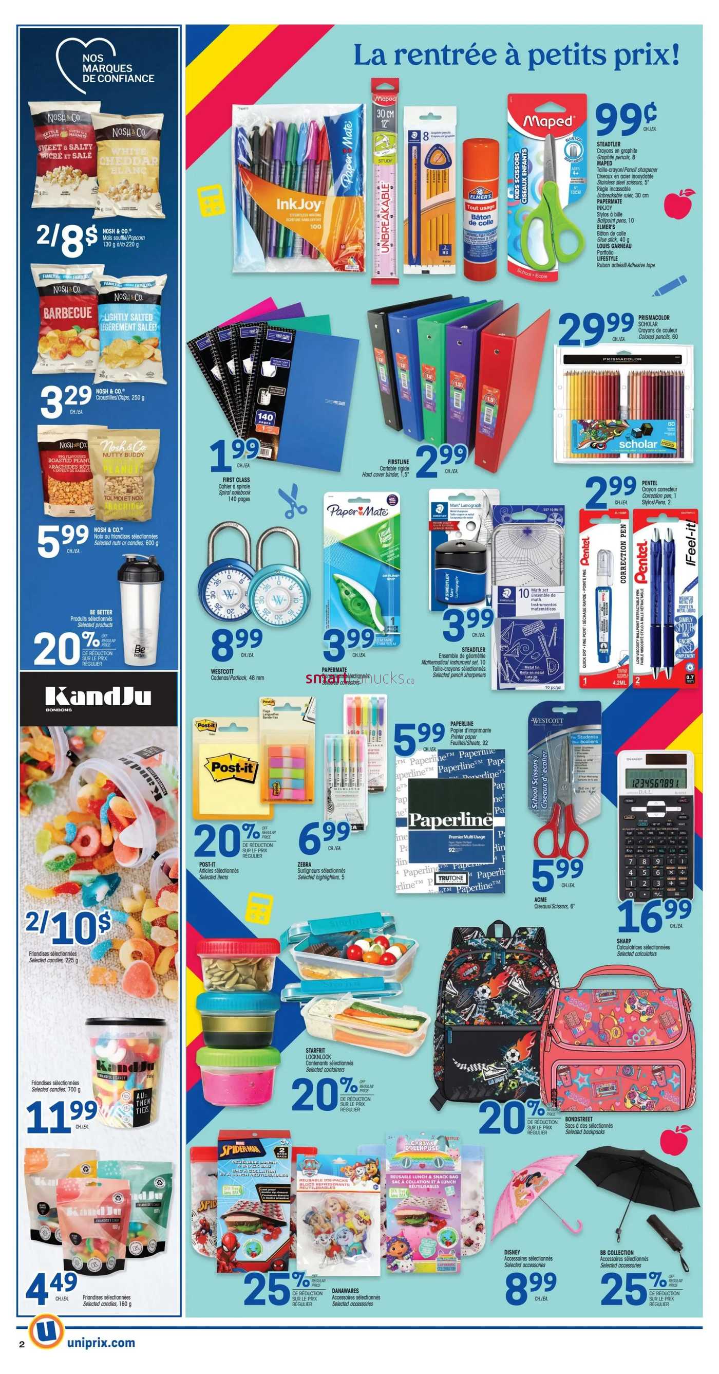 Uniprix Flyer August 14 to 20