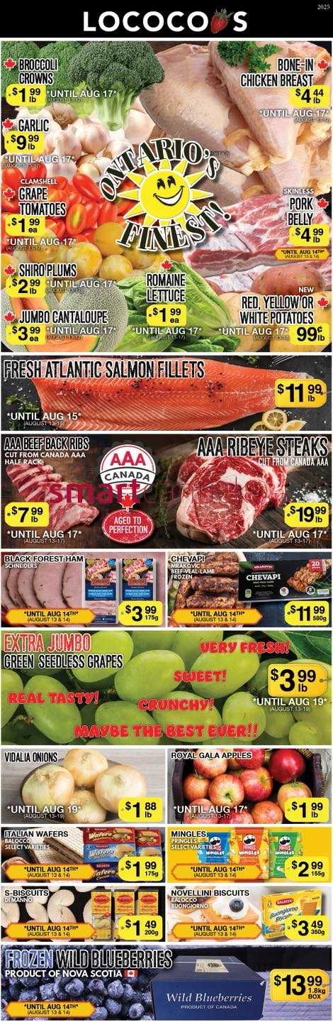 Lococo's Flyer August 13 to 17