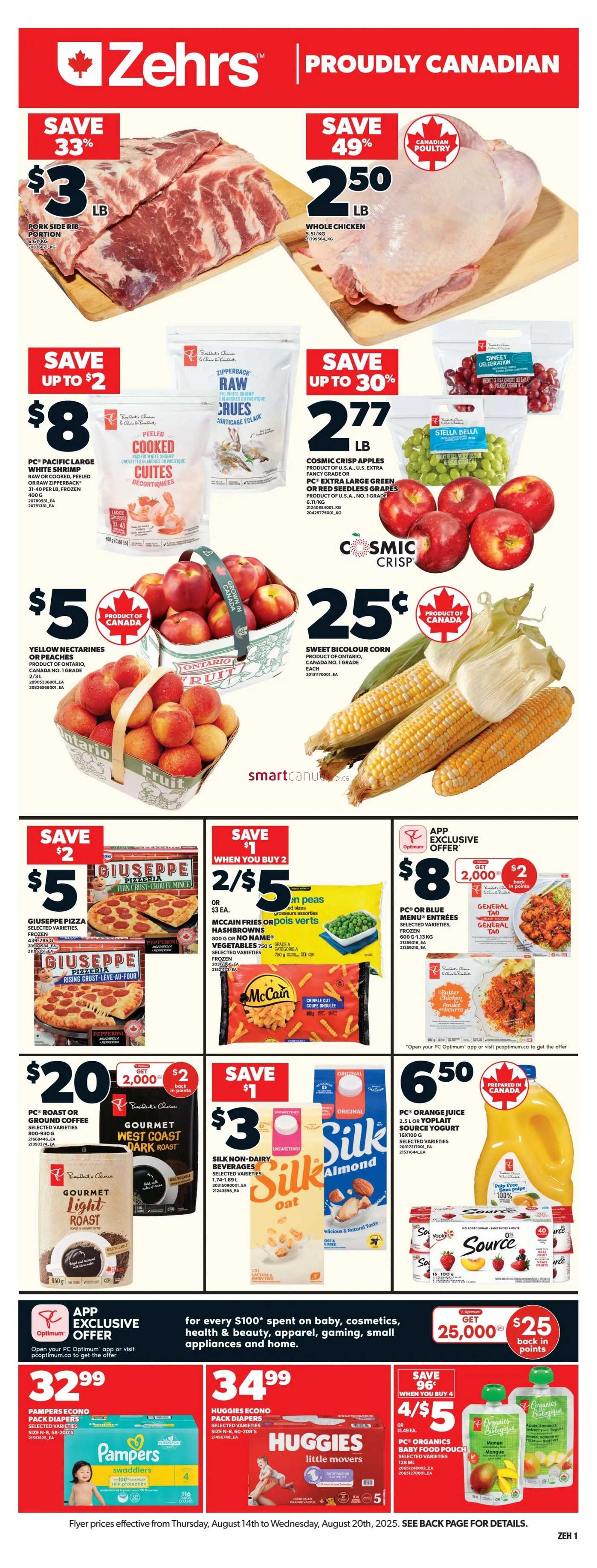 Zehrs Flyer August 14 to 20
