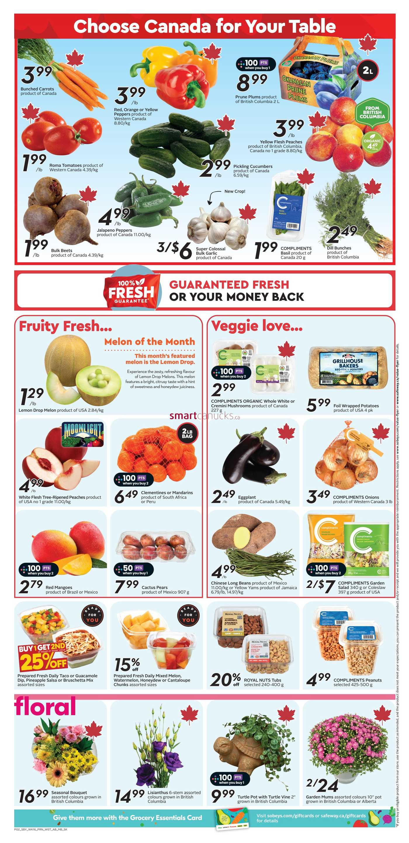 Sobeys/Safeway (AB, SK & MB) Flyer August 14 to 20