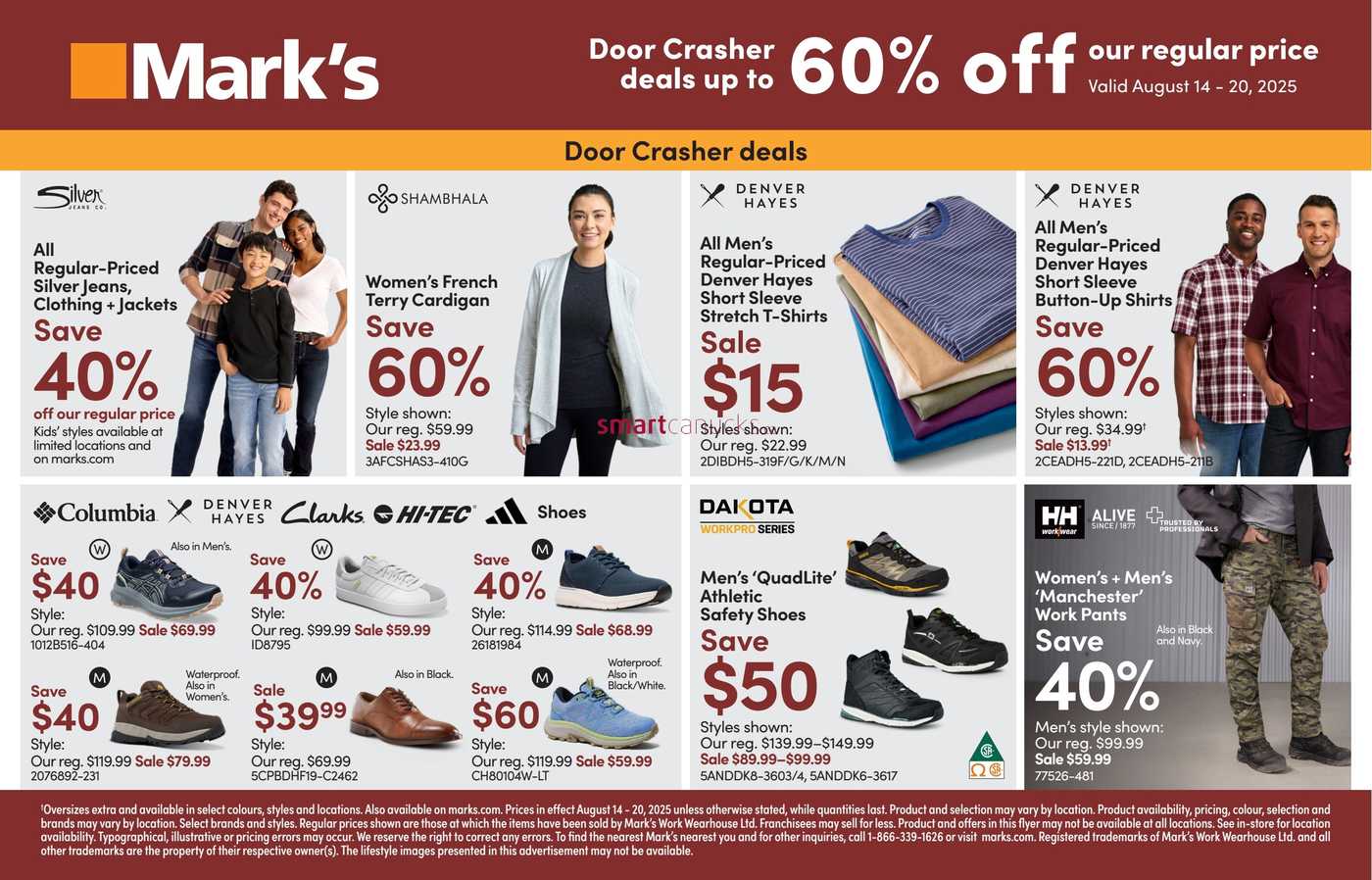 Mark's Flyer August 14 to 20