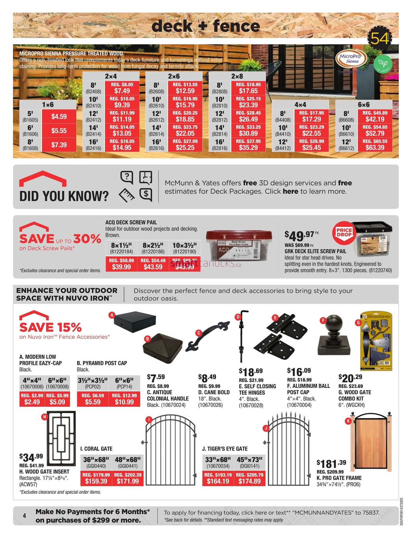 McMunn & Yates Building Supplies Flyer August 14 to 27
