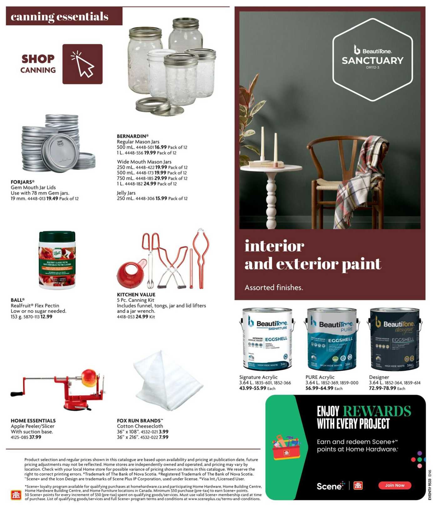 Home Hardware (ON) Fall and Winter Catalogue August 14 to November 5