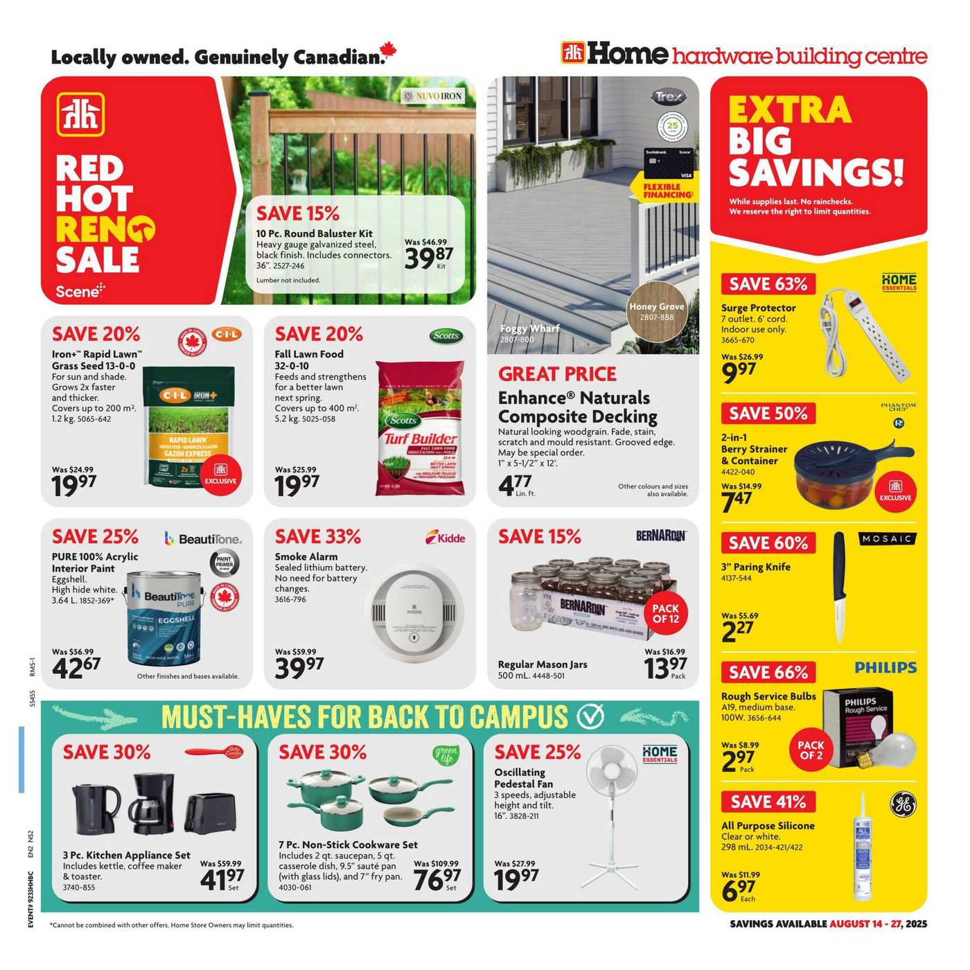 Home Hardware Building Centre (Atlantic) Flyer August 14 to 27